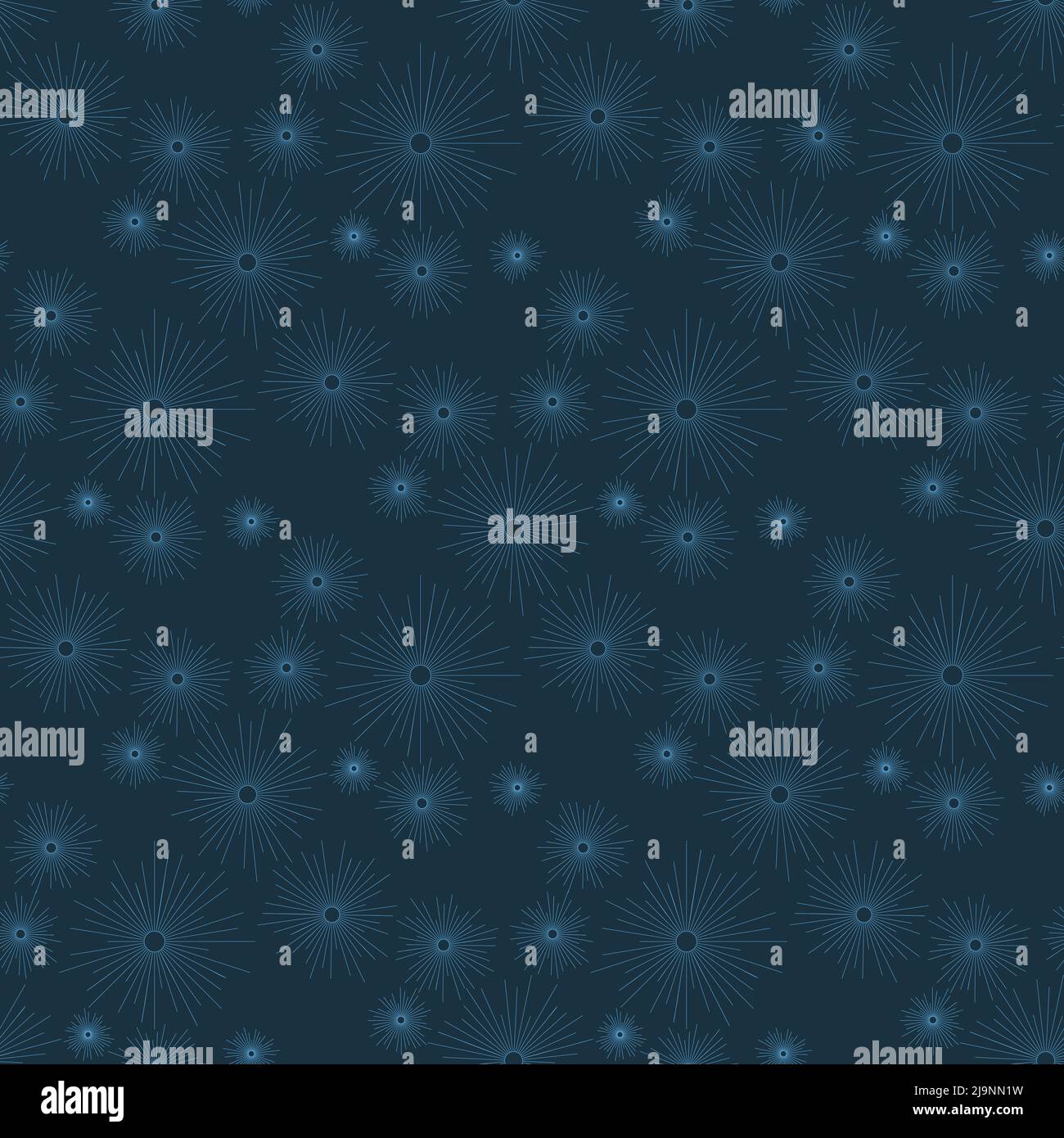 Flare salute fireworks seamless pattern dark background for textile ...