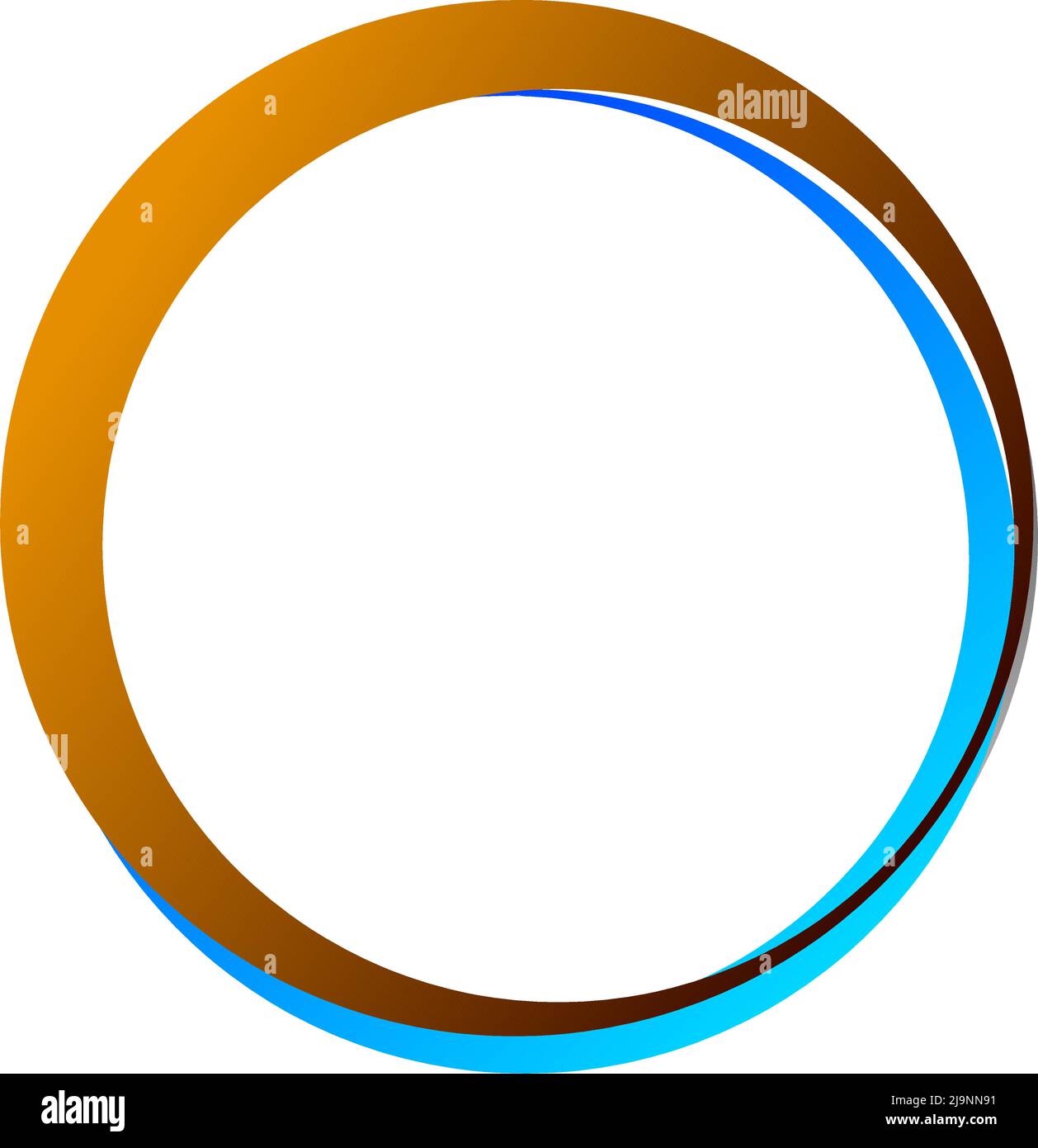 Random circles, rings circular element. Stock vector illustration, clip ...