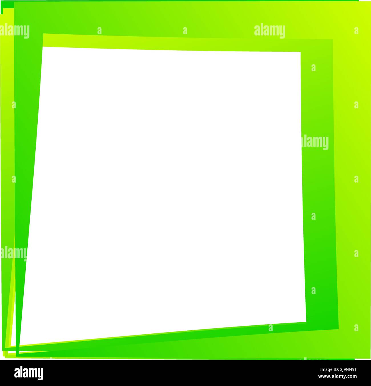 Random square contour frame, border element. Stock vector illustration ...