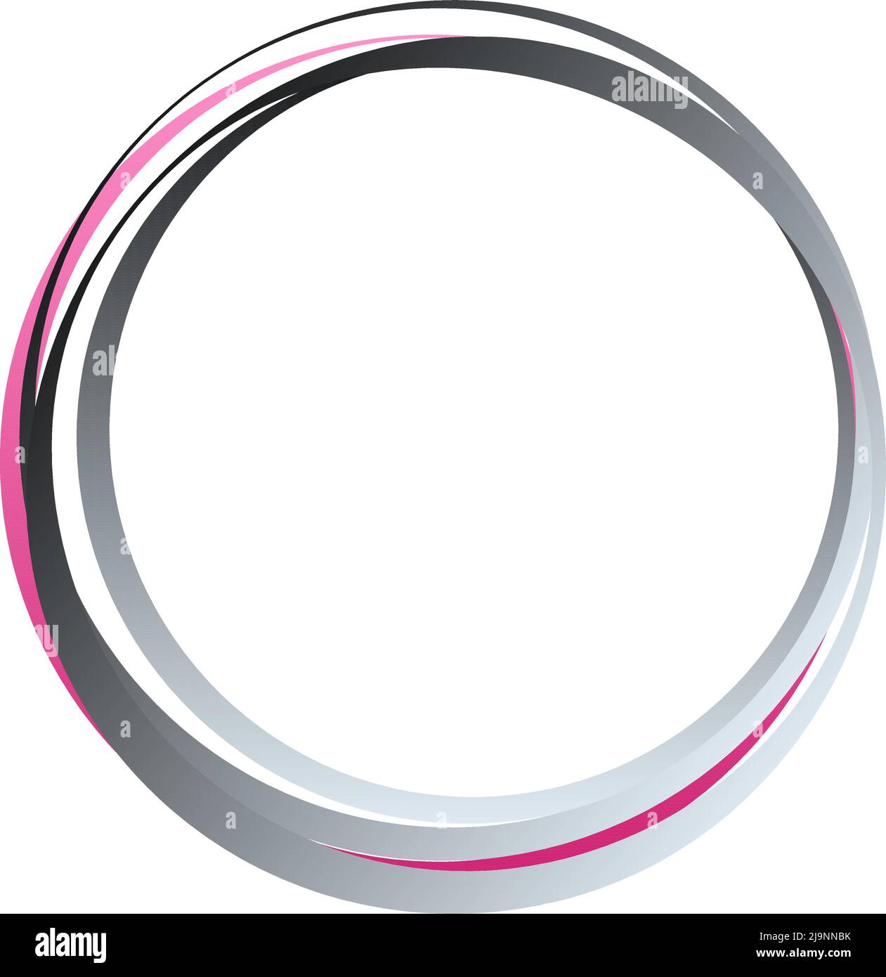 Random circles, rings circular element. Stock vector illustration, clip ...