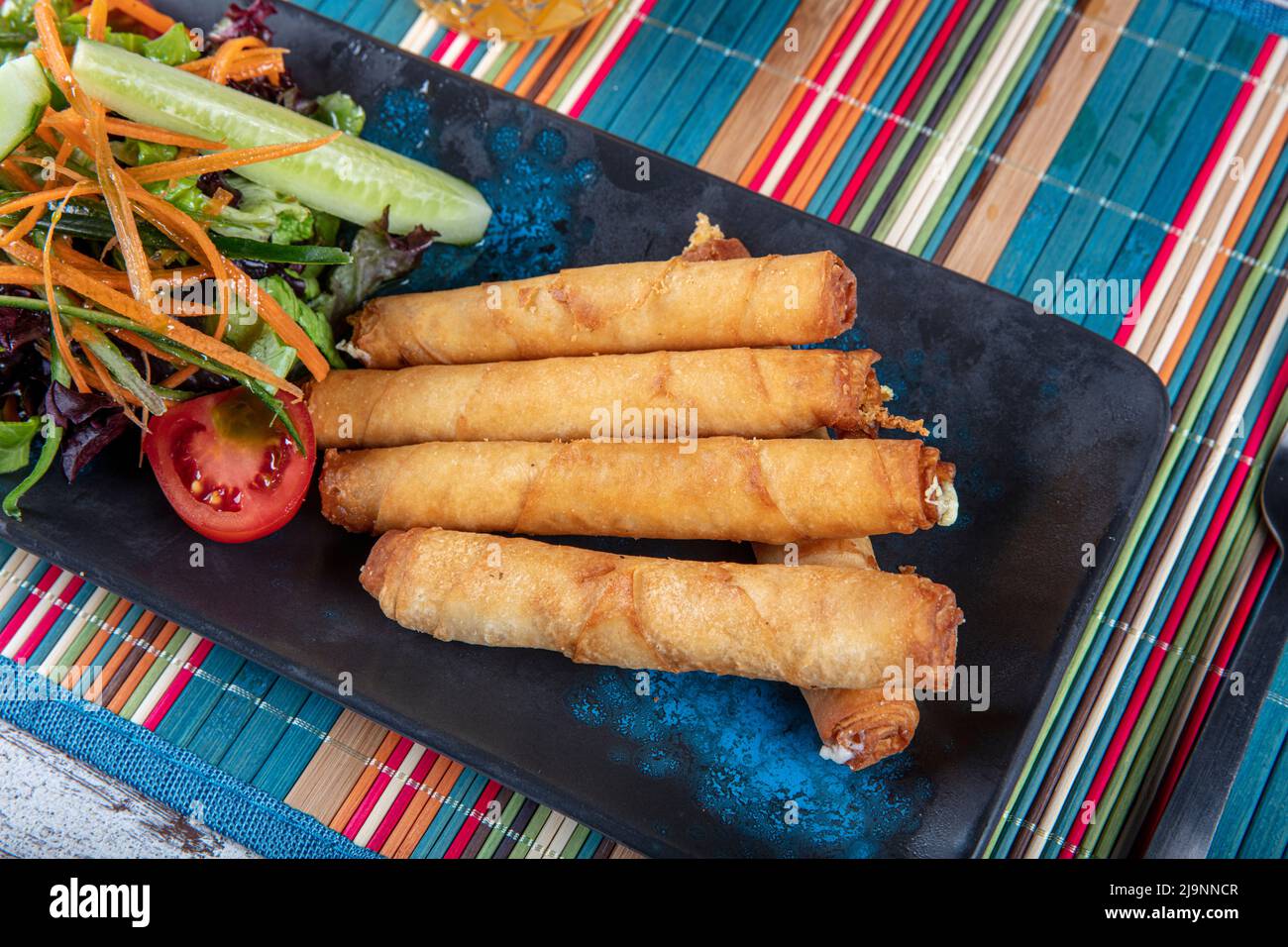 Turkish Tepsi Boregi, Round Borek, Tray pastry (Turkish name; rulo ...