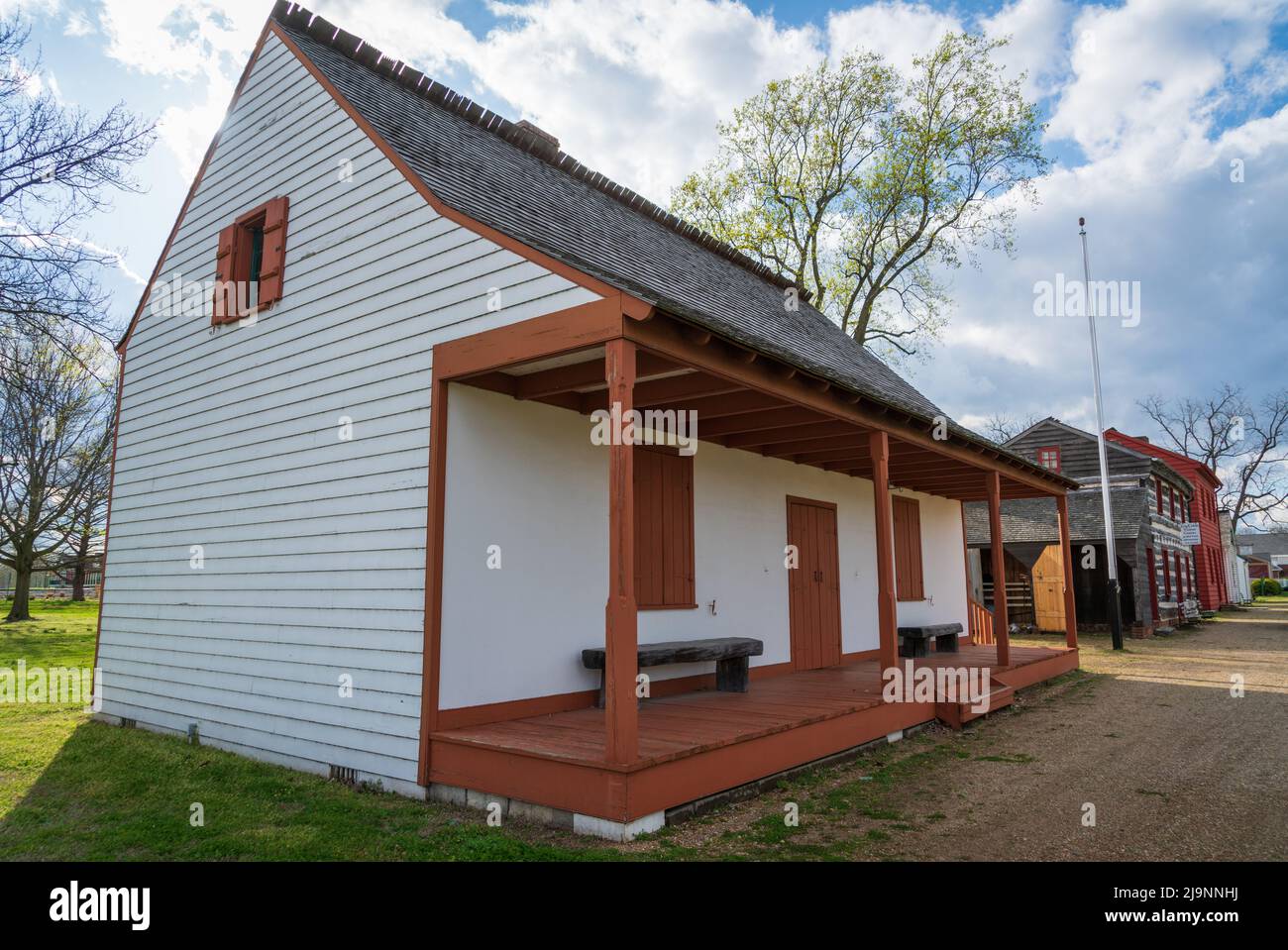 The Vincennes State Historic Sites in Indiana Stock Photo - Alamy