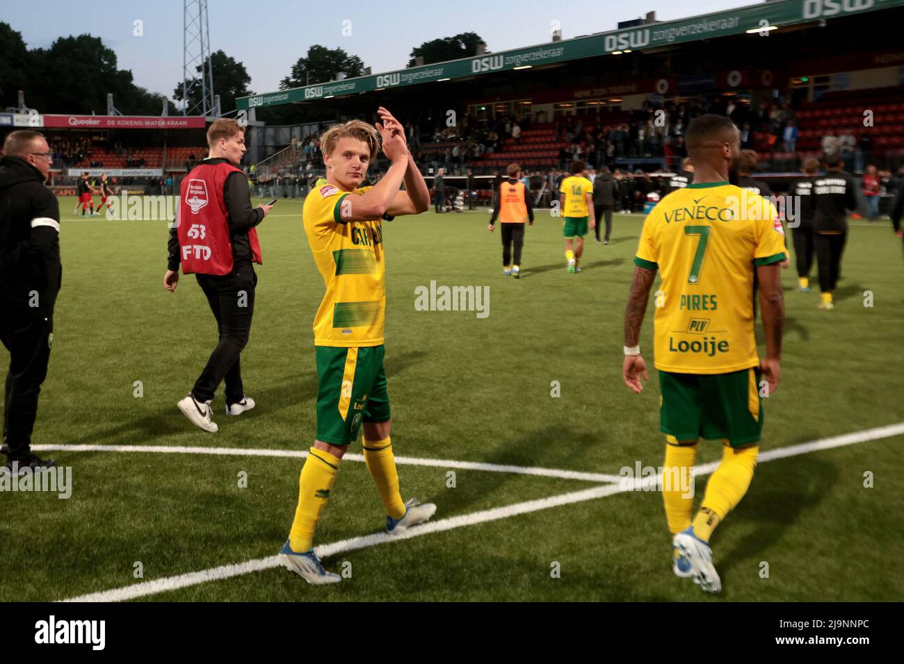 ROTTERDAM - (lr) Sem Steijn of ADO Den Haag, Felipe Augusto Rodrigues ...