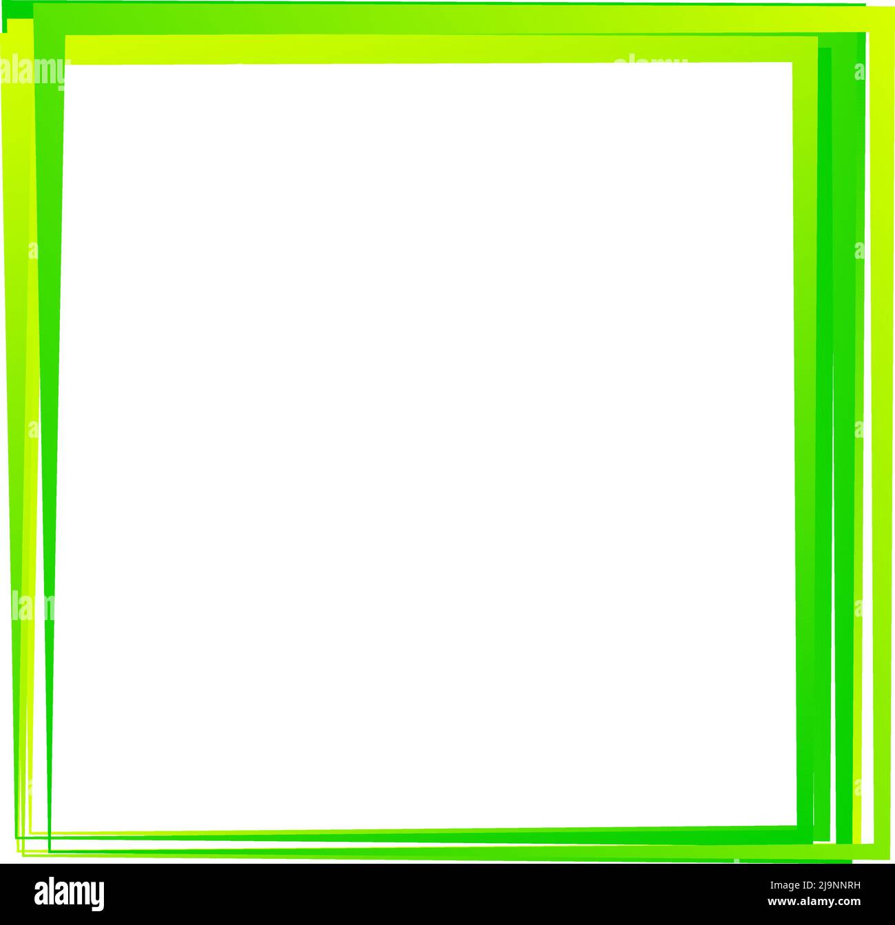 Random square contour frame, border element. Stock vector illustration ...