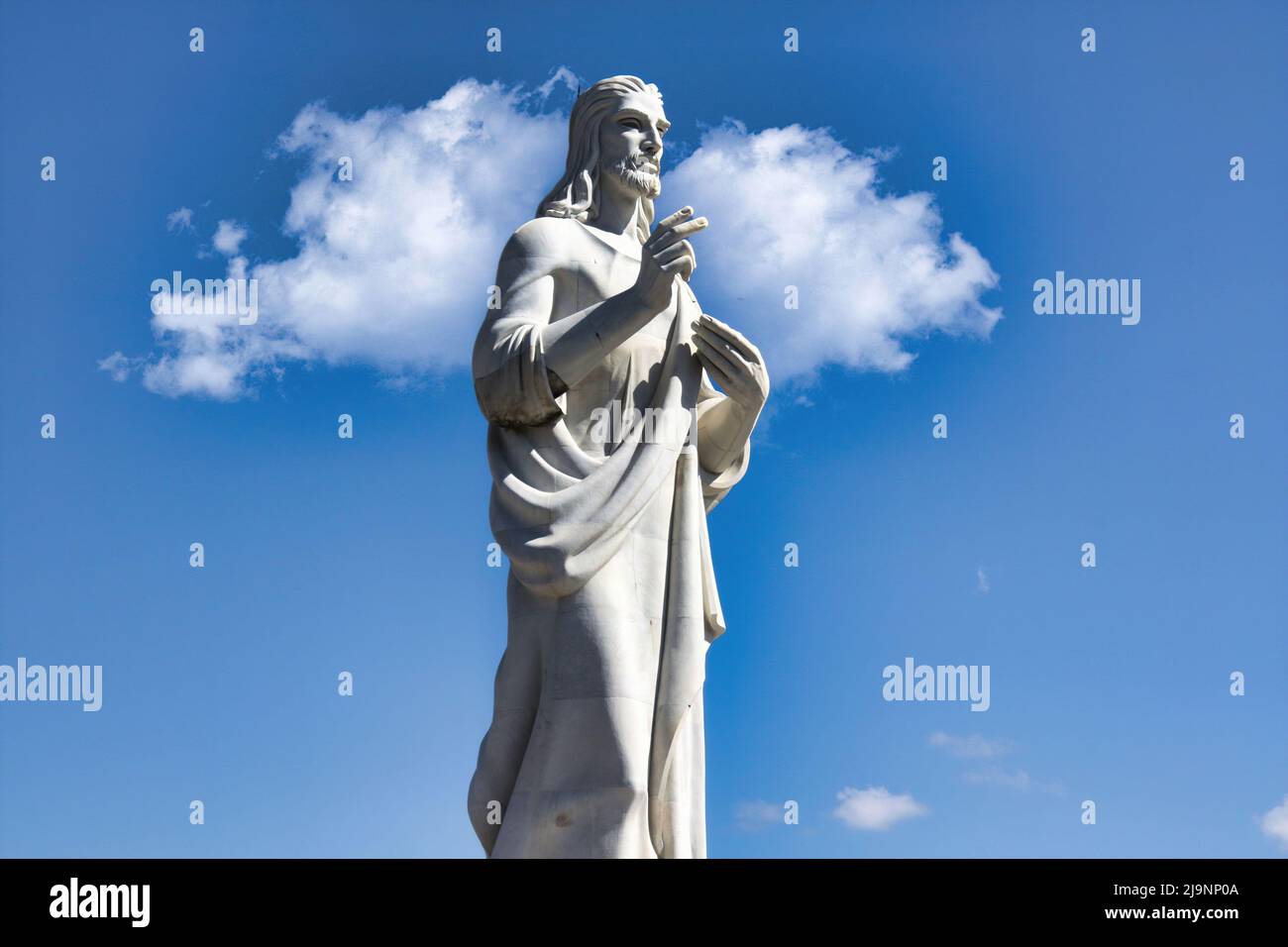 The Christ of Havana, a large sculpture representing Jesus of Nazareth ...