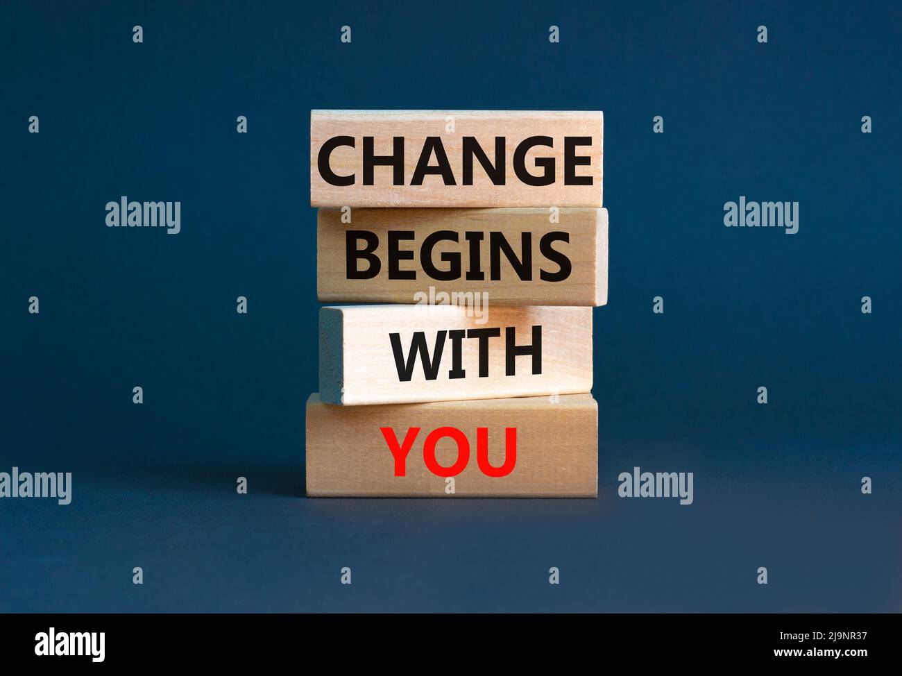Change begins with you symbol. Concept words Change begins with you on ...