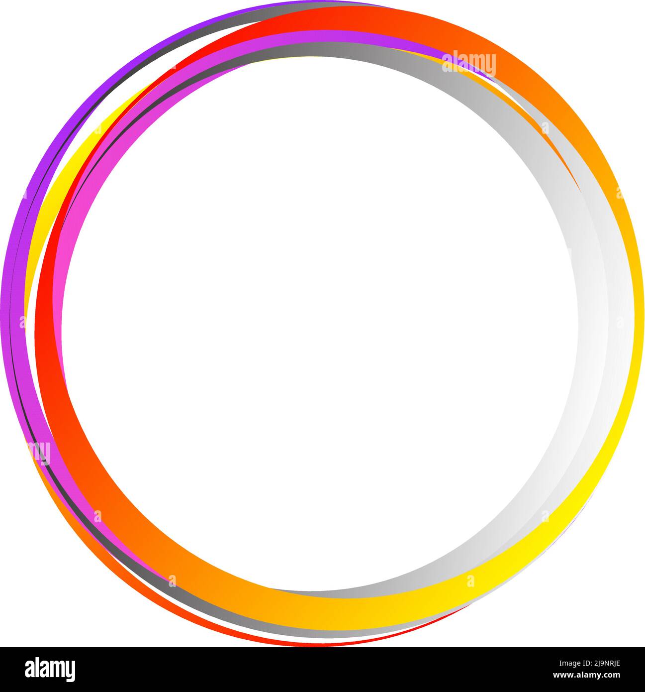 Random circles, rings circular element. Stock vector illustration, clip ...