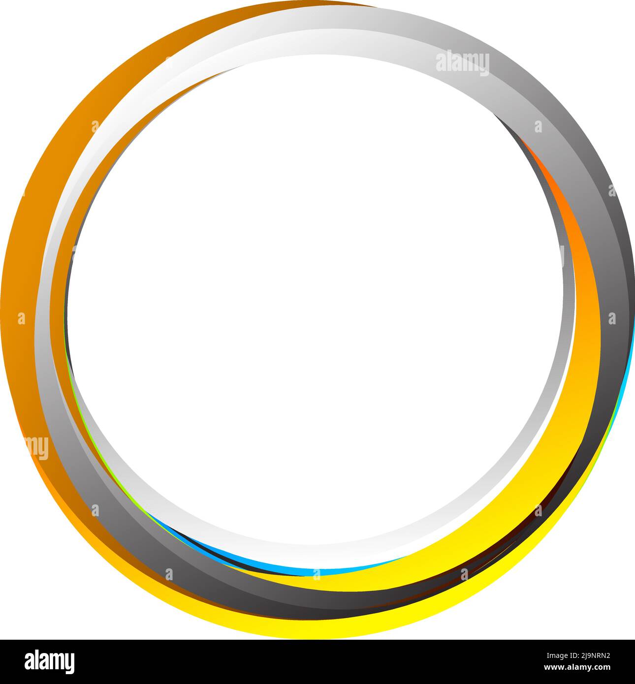 Random circles, rings circular element. Stock vector illustration, clip ...