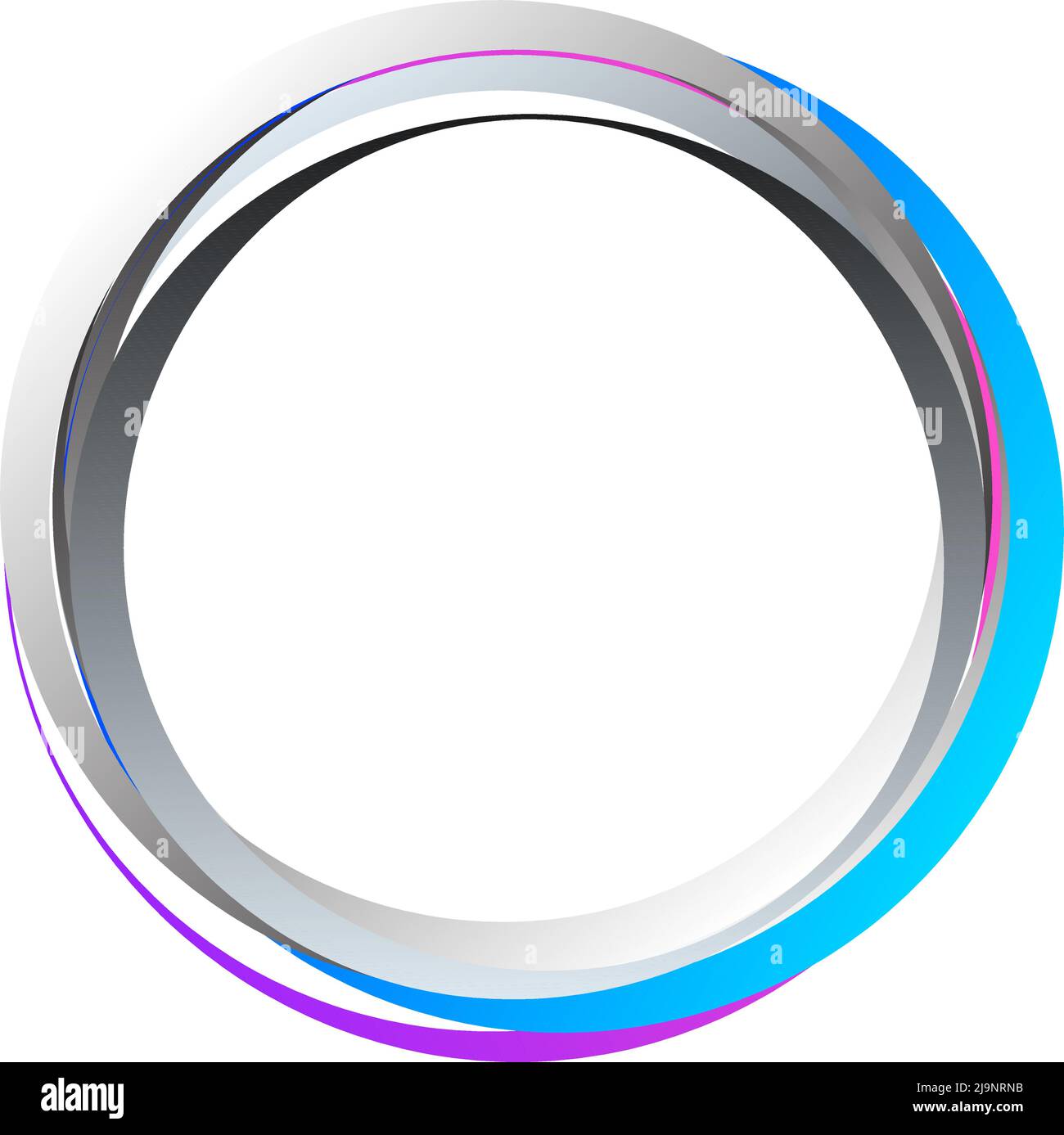 Random circles, rings circular element. Stock vector illustration, clip ...