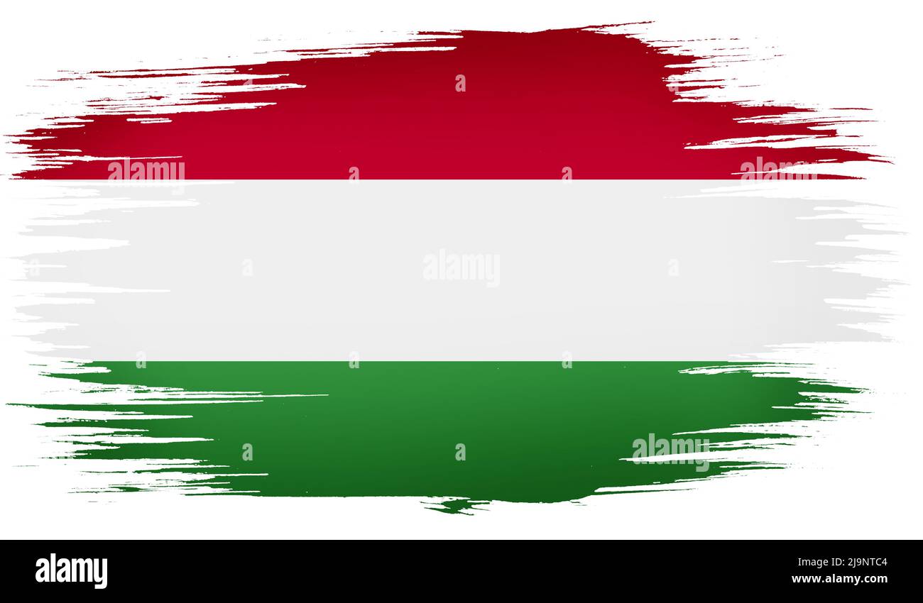 colorful hand-drawn brush strokes painted national country flag of ...