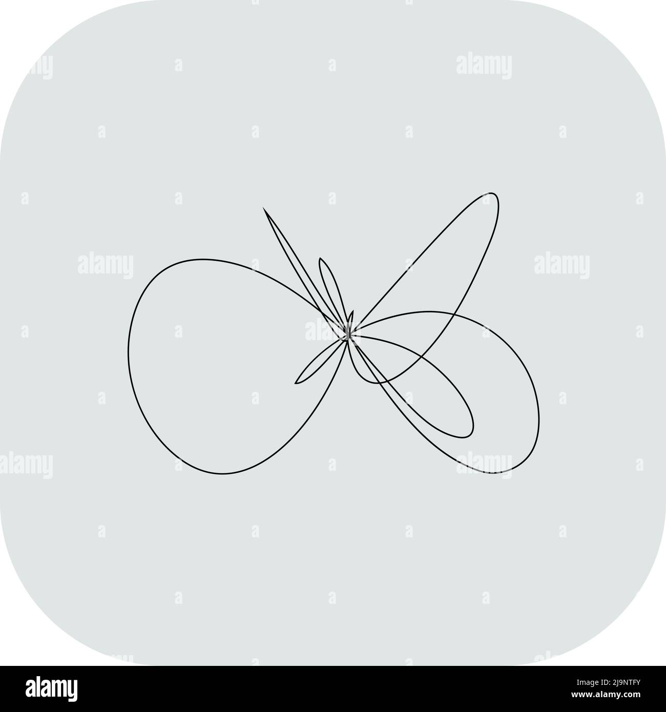 Abstract line drawing, line art formation, structure . Stock vector ...