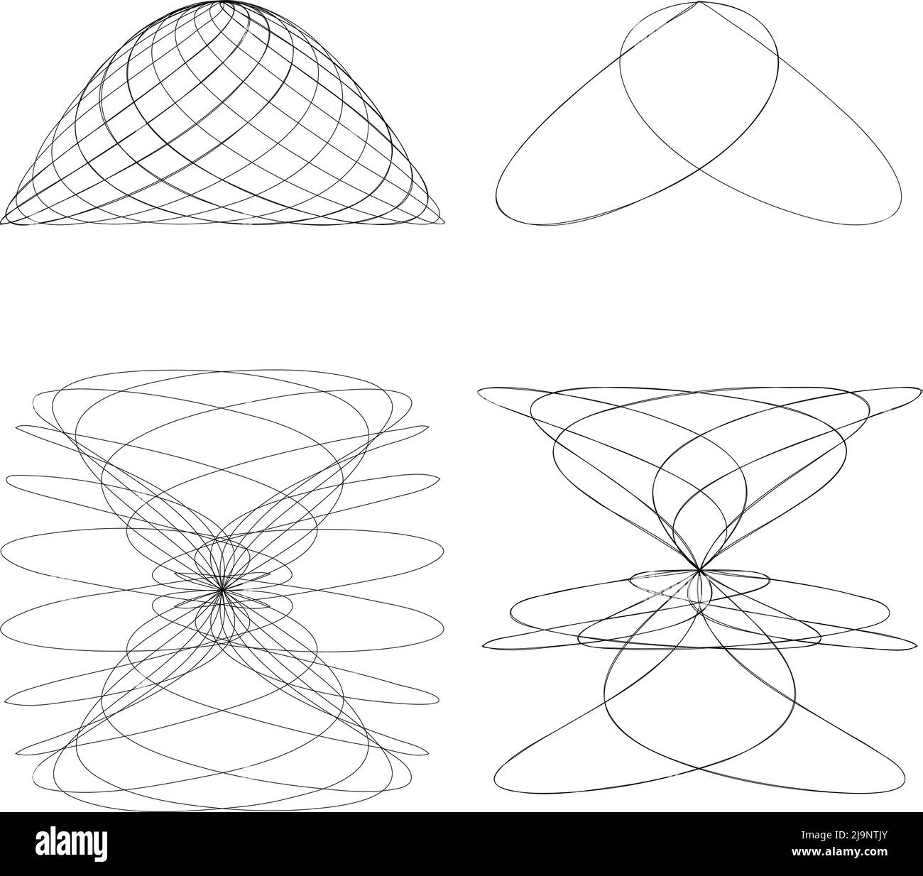 Abstract line drawing, line art formation, structure . Stock vector ...