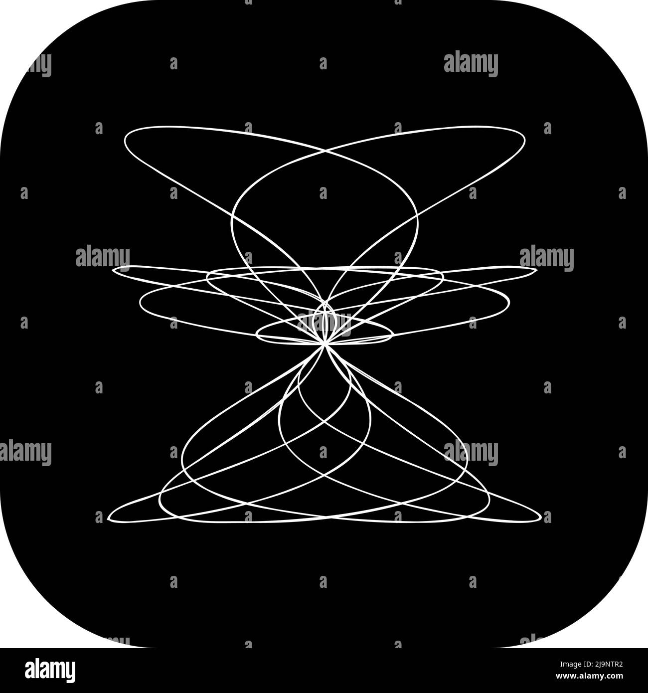 Abstract line drawing, line art formation, structure . Stock vector ...