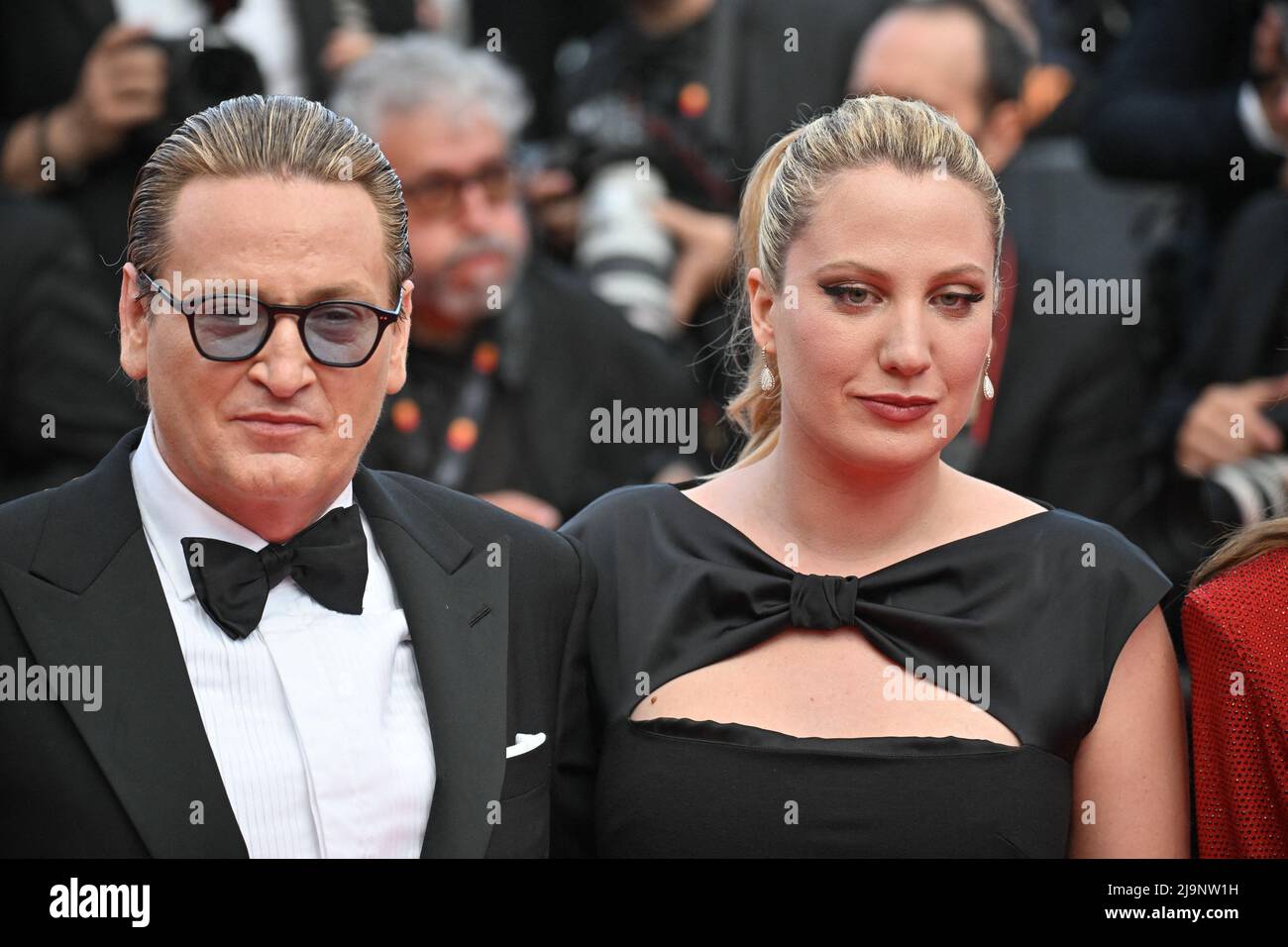 Benoit Magimel, Margot Pelletier attending the premiere of the movie ...