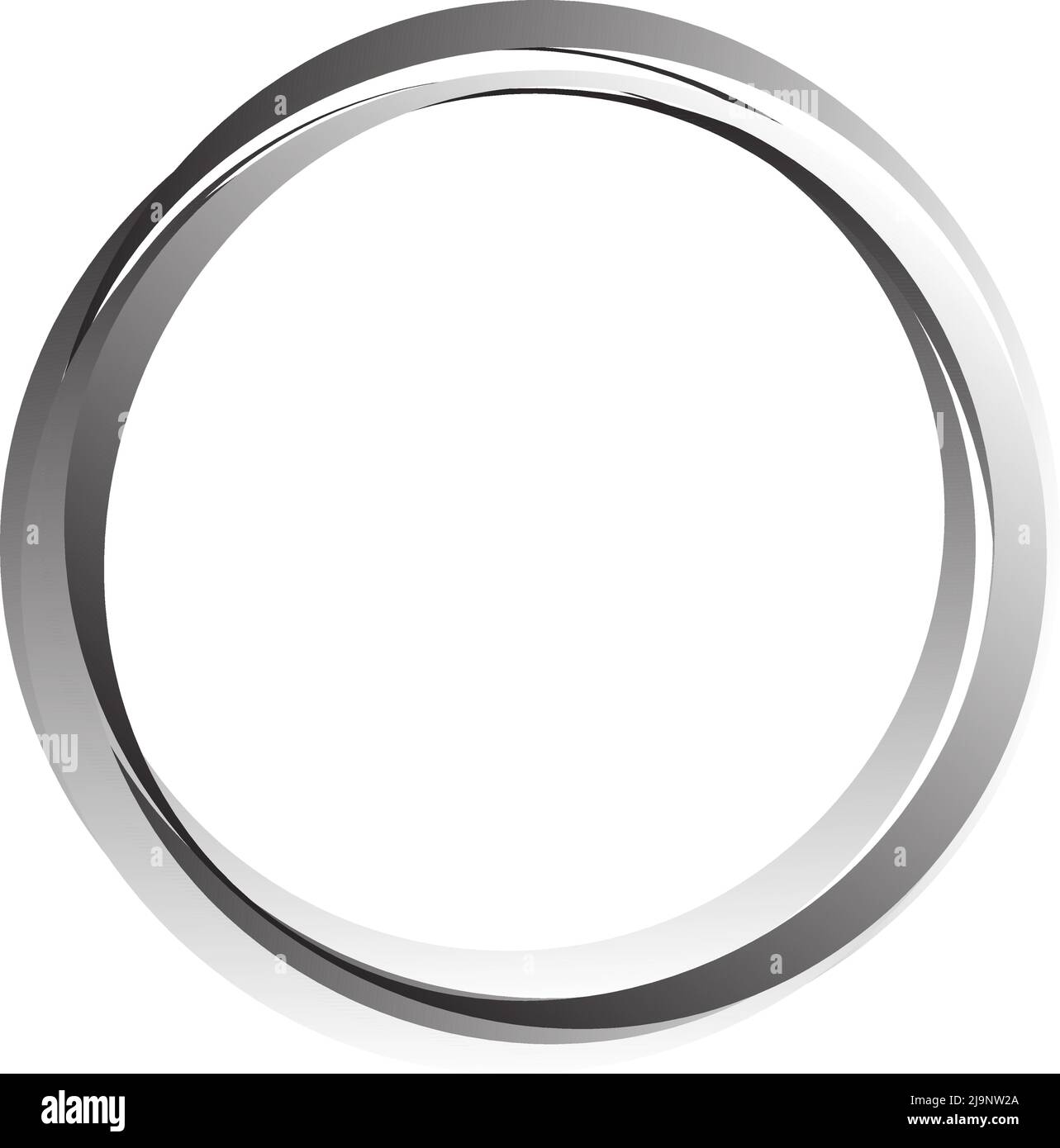 Random circles, rings circular element. Stock vector illustration, clip ...