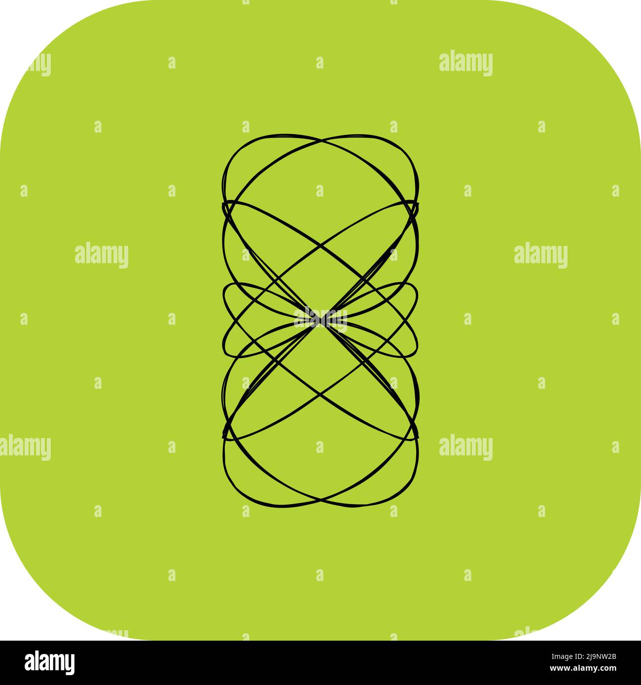 Abstract line drawing, line art formation, structure . Stock vector ...