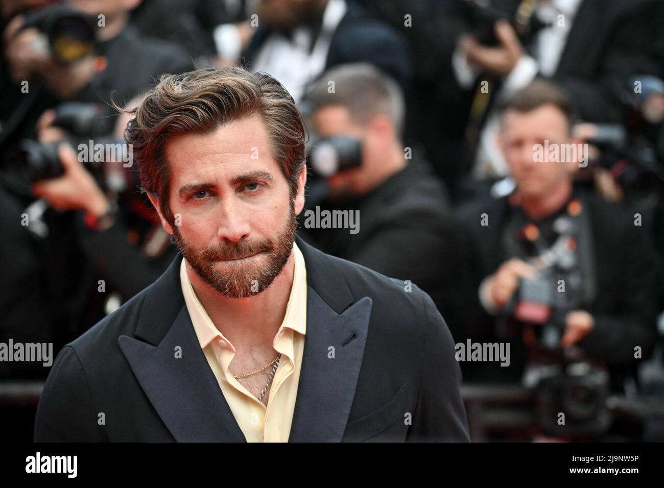 Jake Gyllenhaal attending the premiere of the movie The Innoncent ...