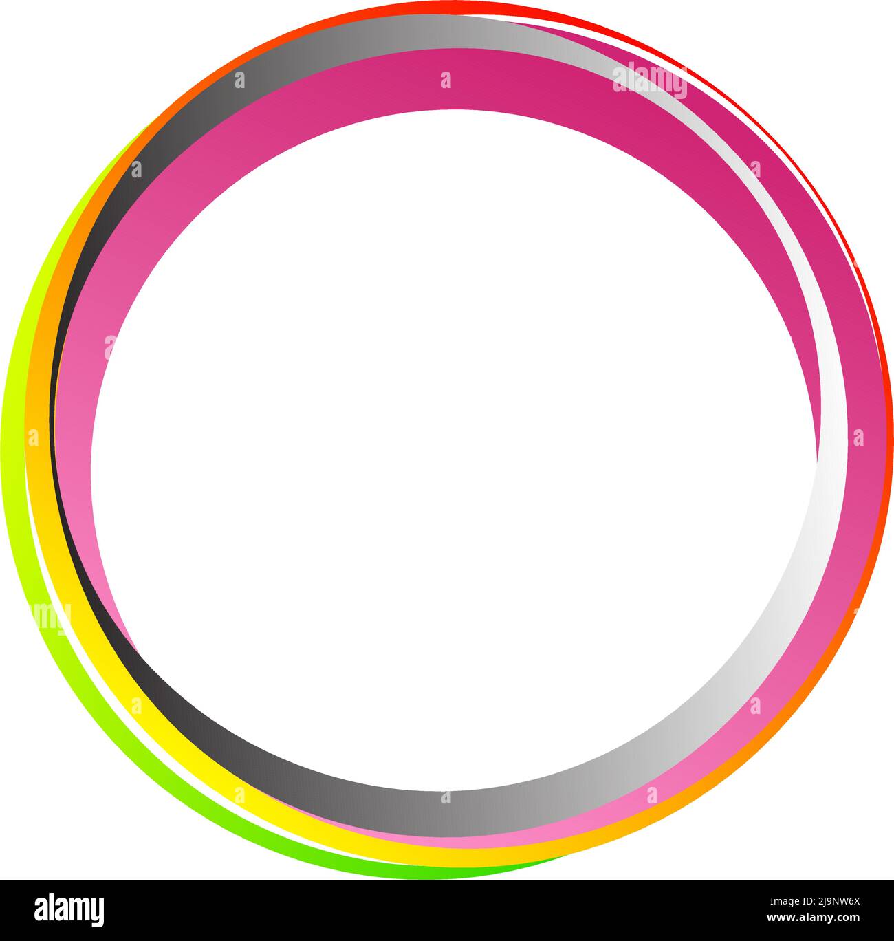 Random circles, rings circular element. Stock vector illustration, clip ...