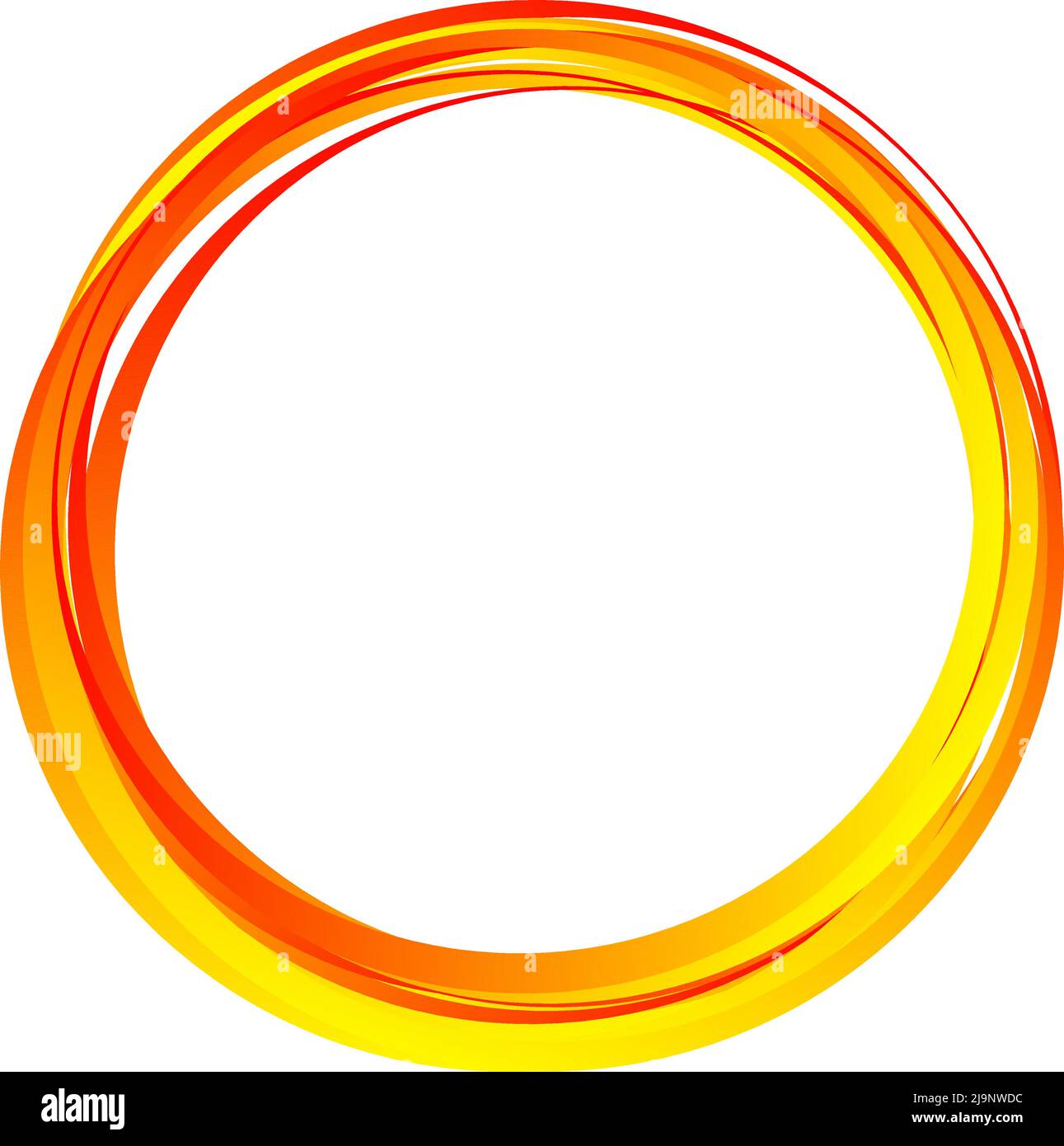Random circles, rings circular element. Stock vector illustration, clip ...