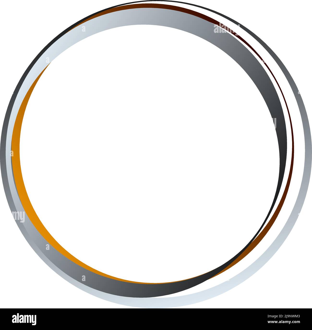 Random circles, rings circular element. Stock vector illustration, clip ...