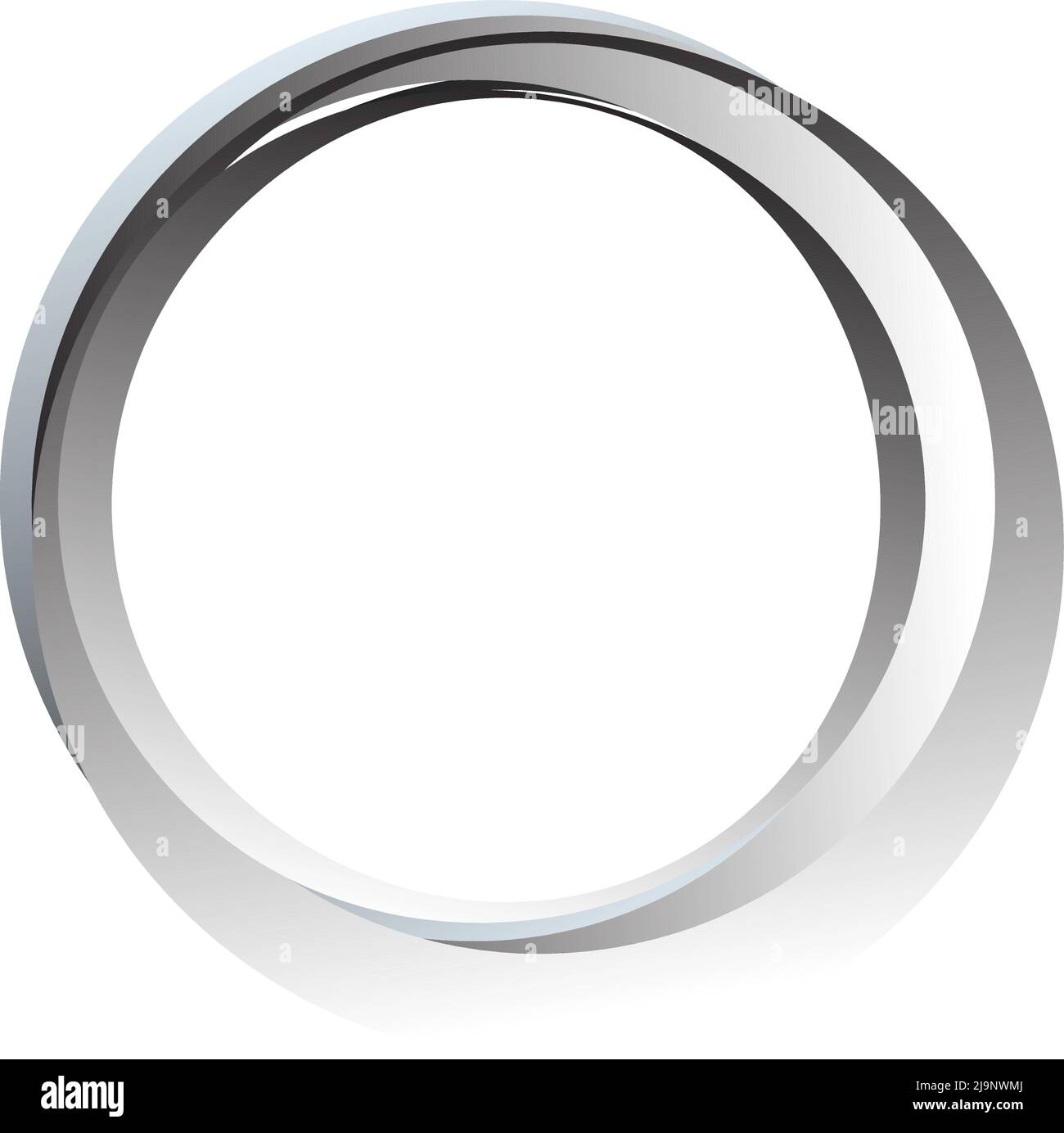 Random circles, rings circular element. Stock vector illustration, clip ...