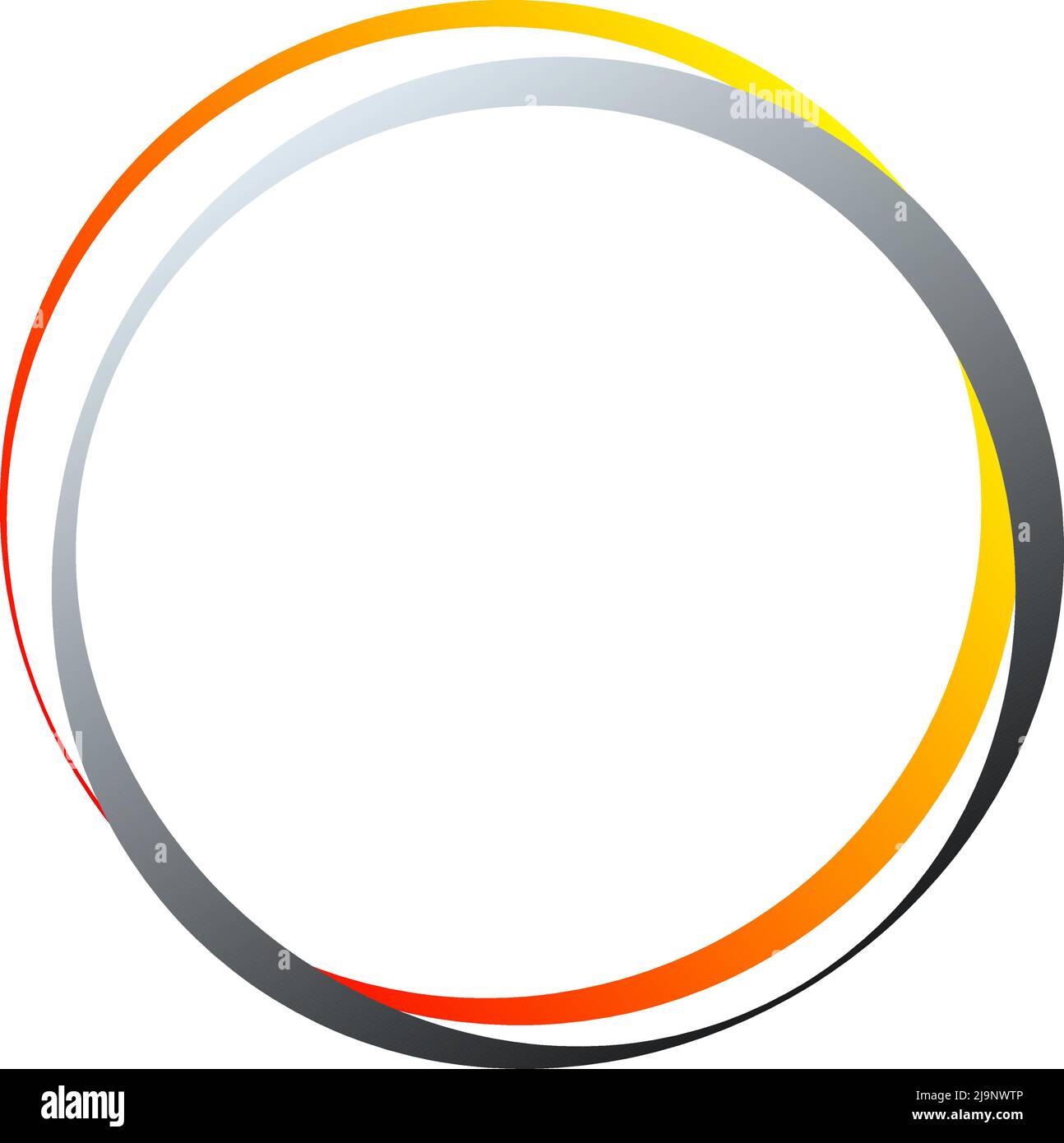 Random circles, rings circular element. Stock vector illustration, clip ...