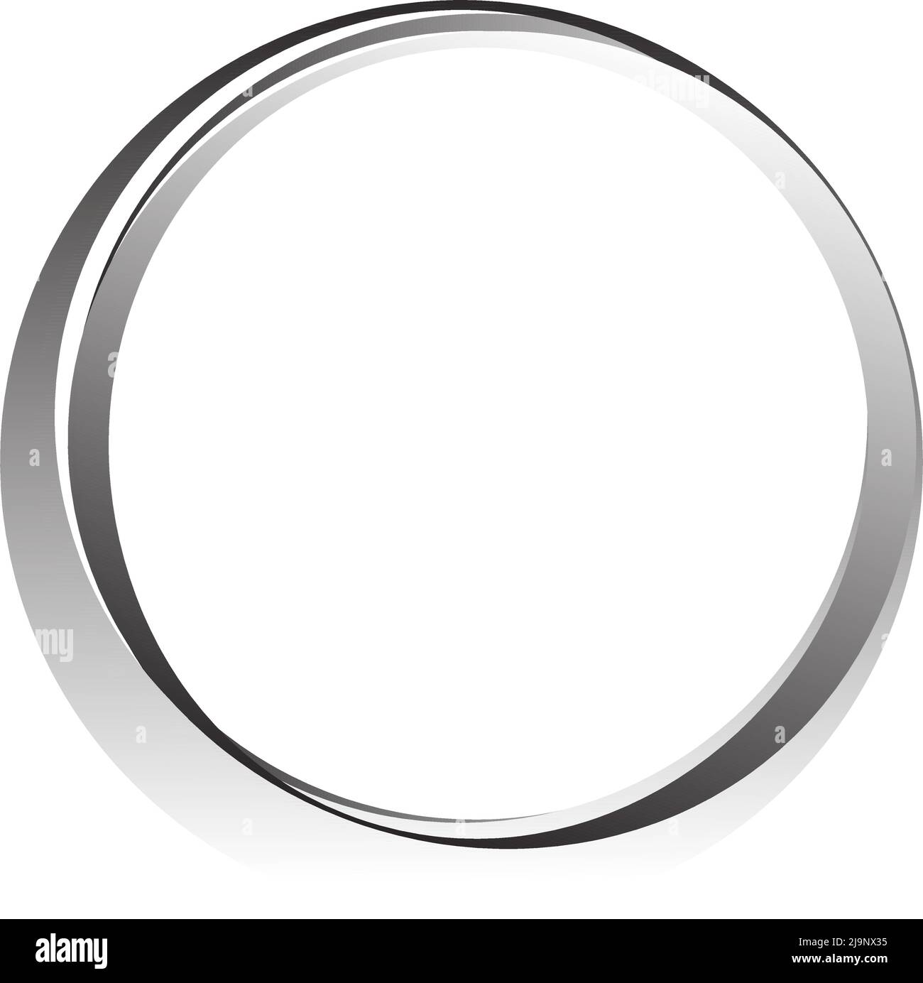 Random circles, rings circular element. Stock vector illustration, clip ...