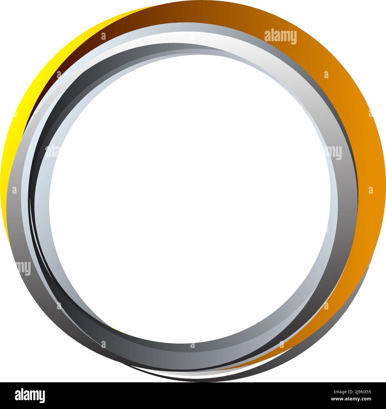 Random circles, rings circular element. Stock vector illustration, clip ...