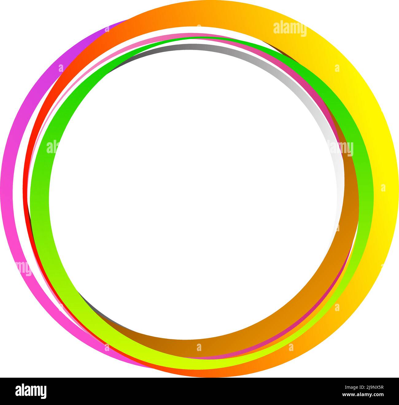 Random circles, rings circular element. Stock vector illustration, clip ...