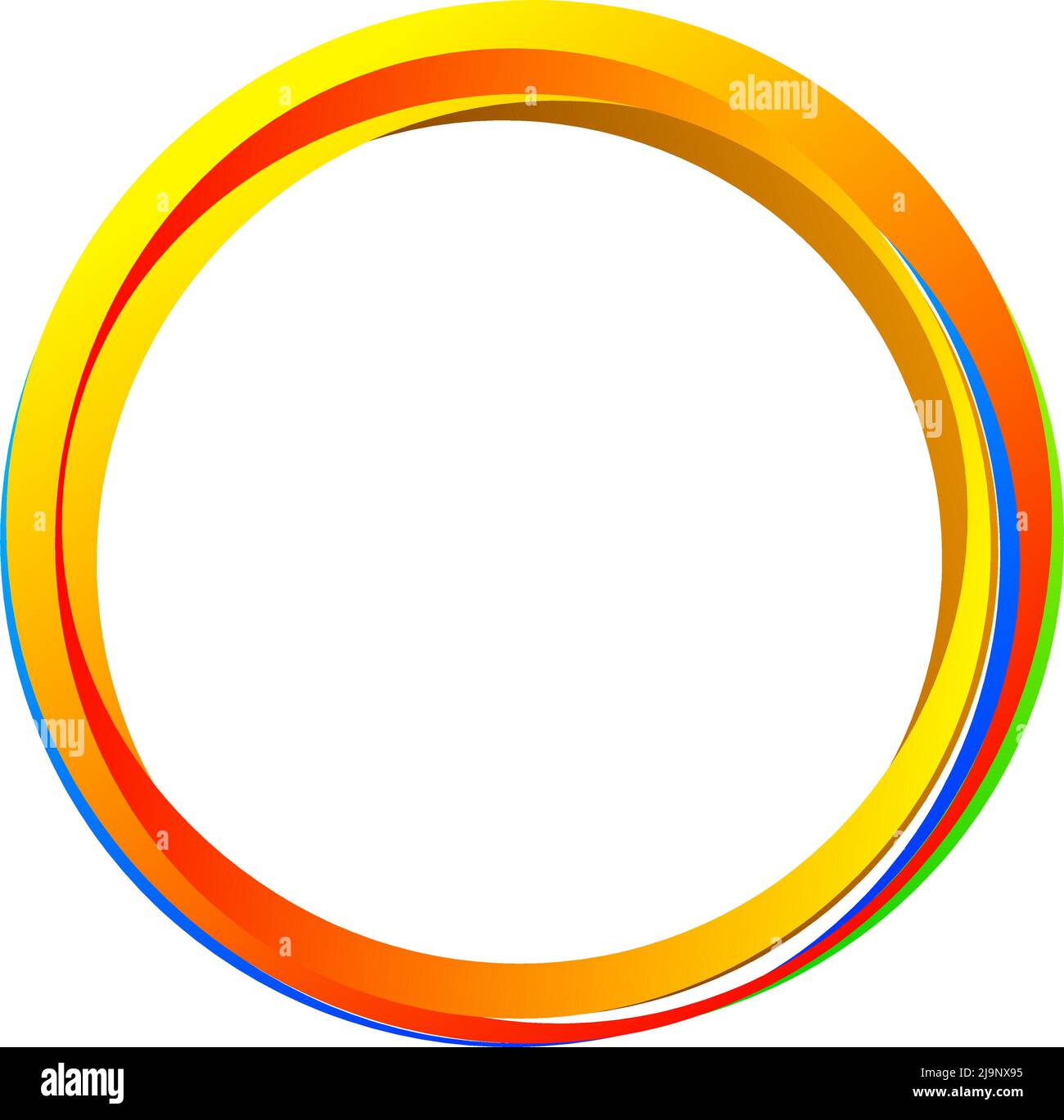 Random circles, rings circular element. Stock vector illustration, clip ...
