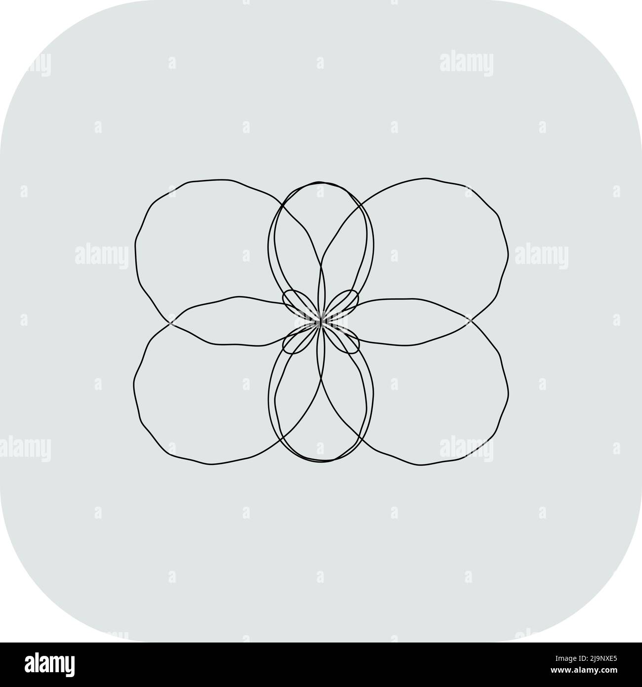 Abstract line drawing, line art formation, structure . Stock vector ...