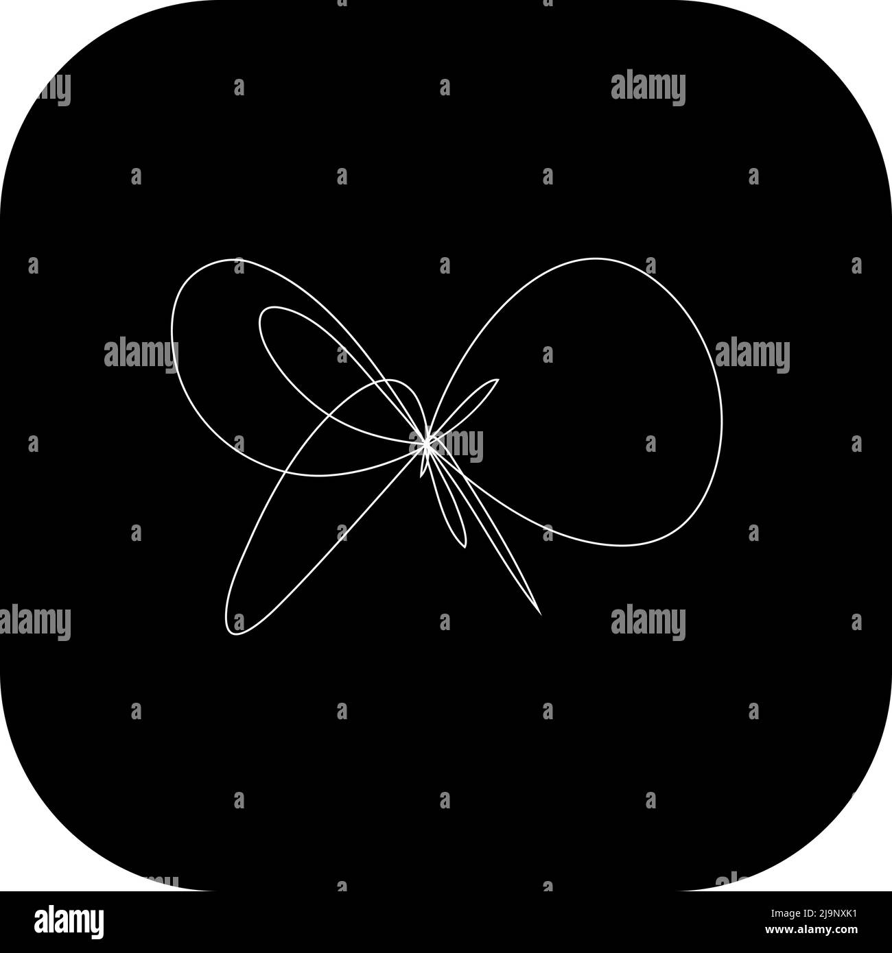 Abstract line drawing, line art formation, structure . Stock vector ...