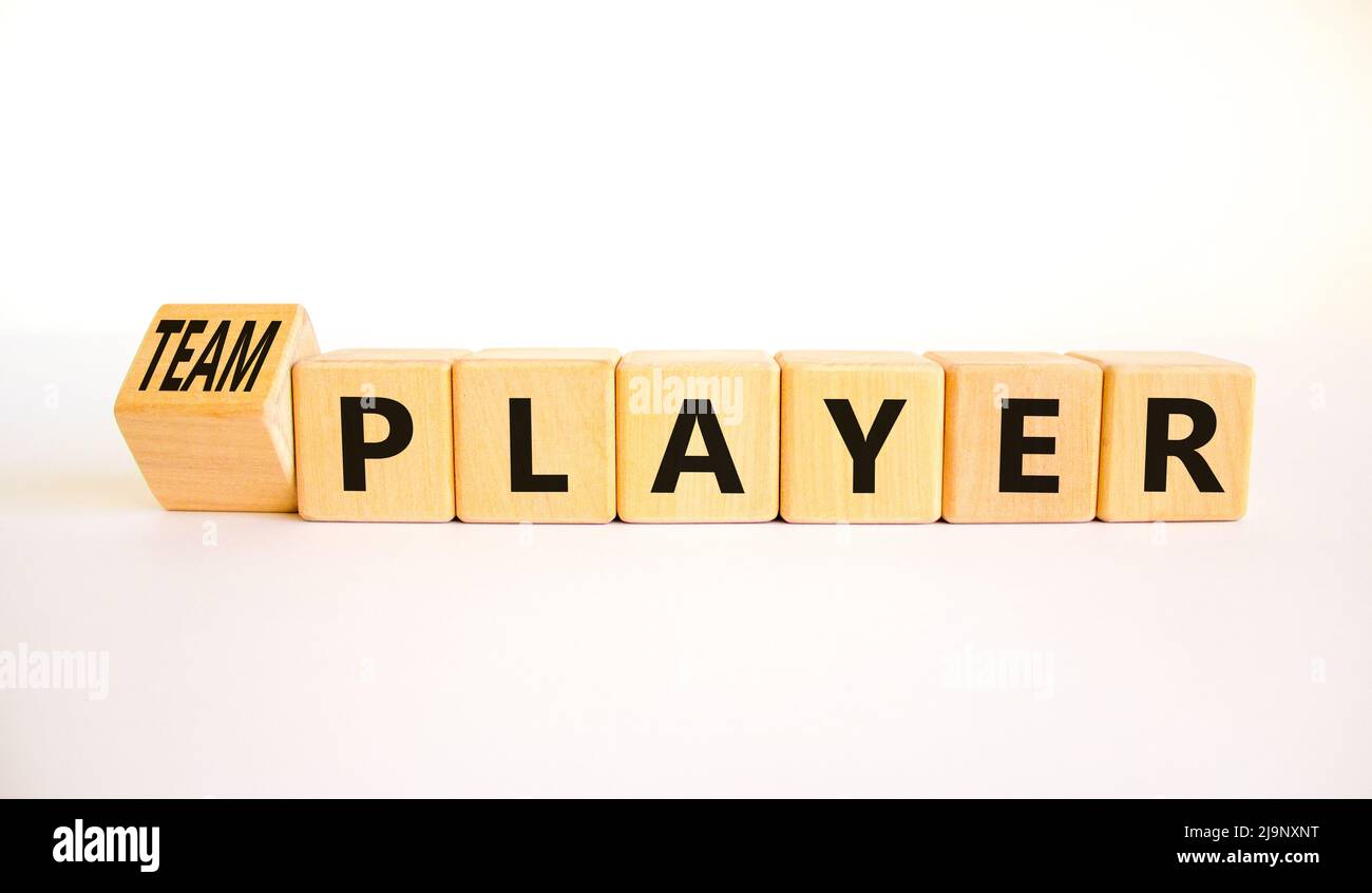 Player or teamplayer symbol. Turned wooden cubes and changed concept ...