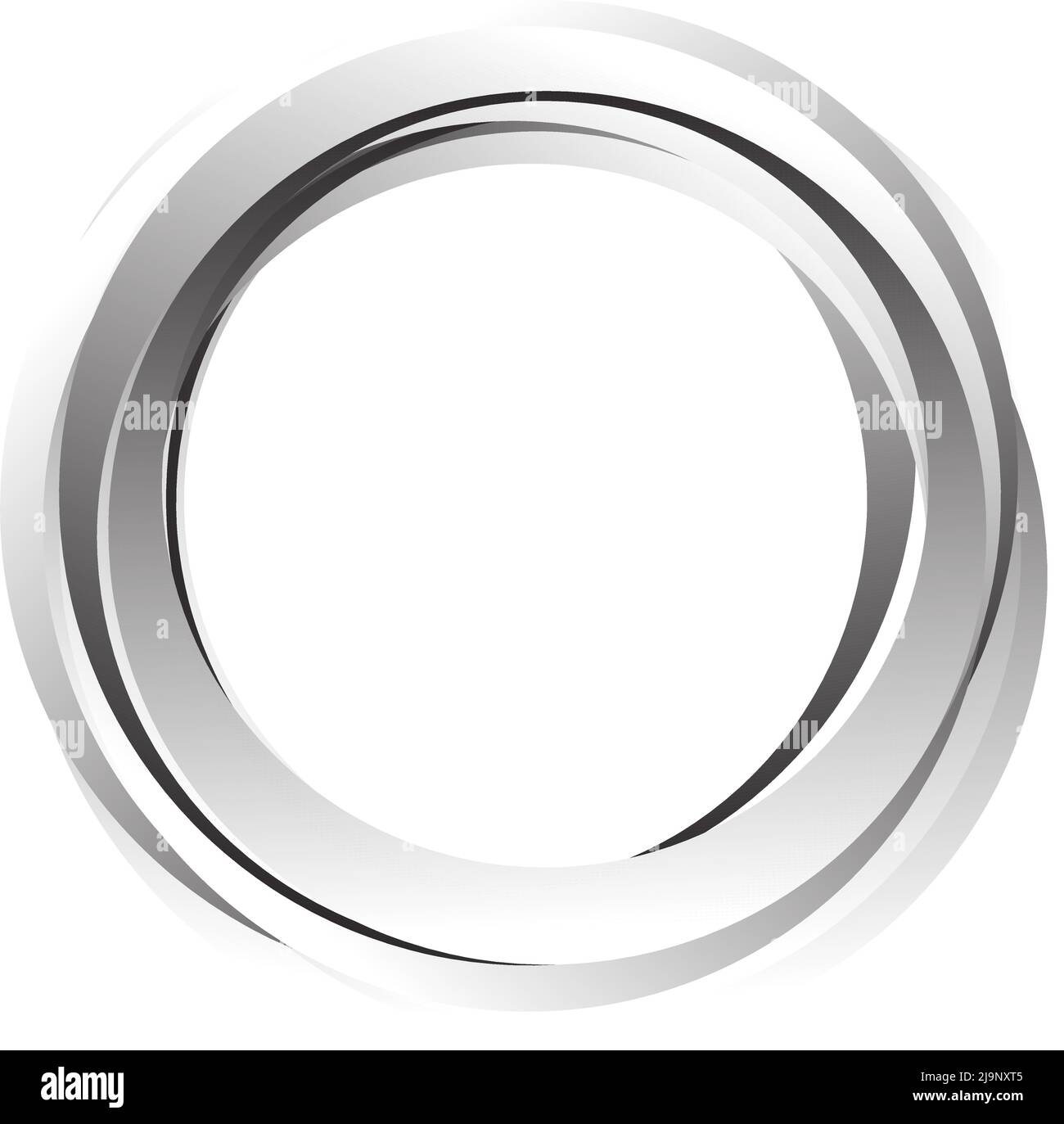 Random circles, rings circular element. Stock vector illustration, clip ...