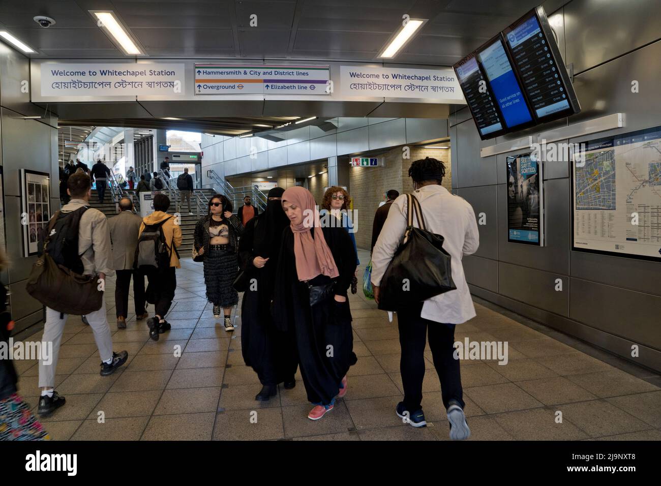 Passengers travelling during the inauguration of the Elizabeth Line ...
