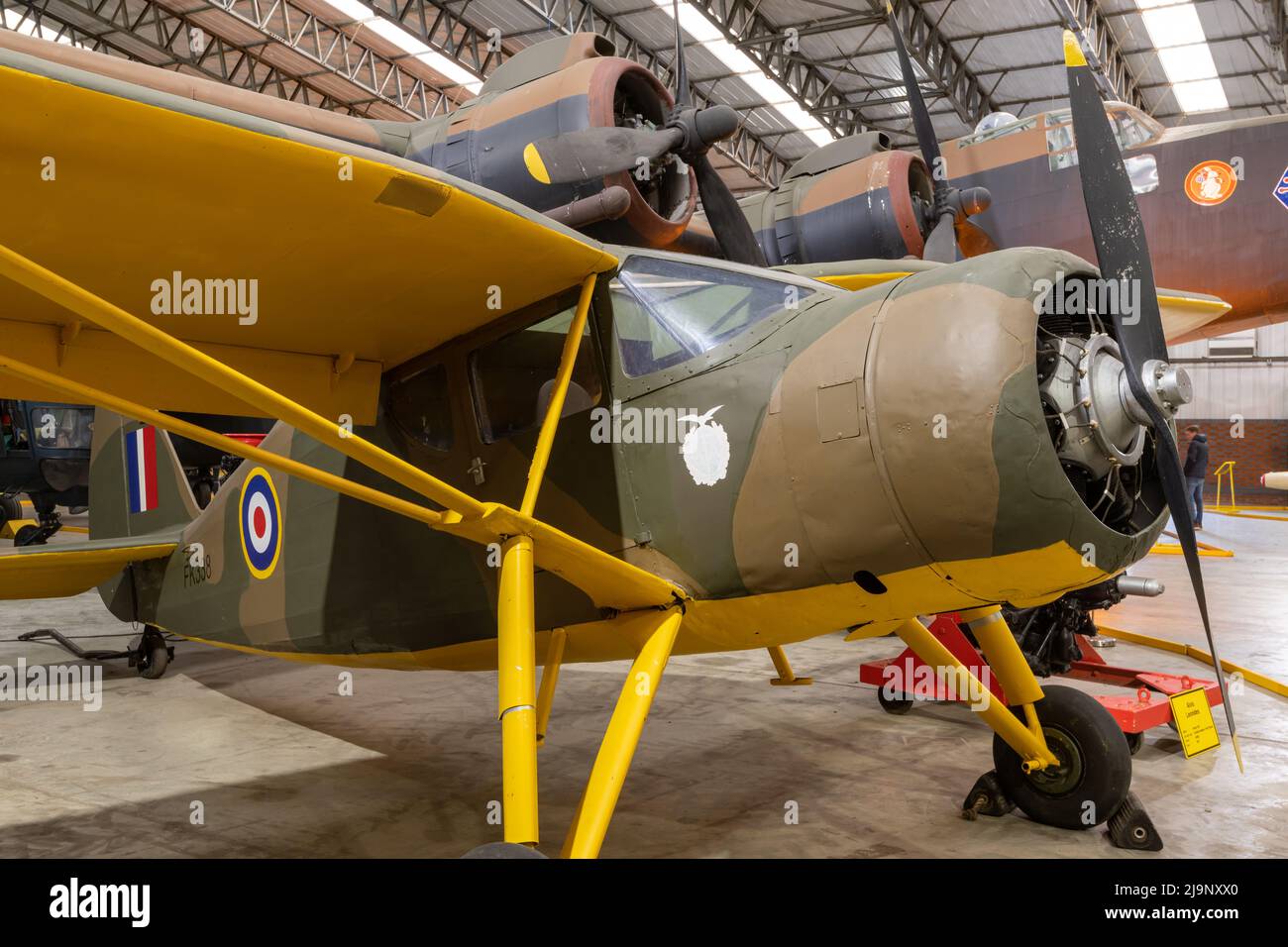 York.Yorkshire.United Kingdom.February 16th 2022.A Fairchild Argus ...