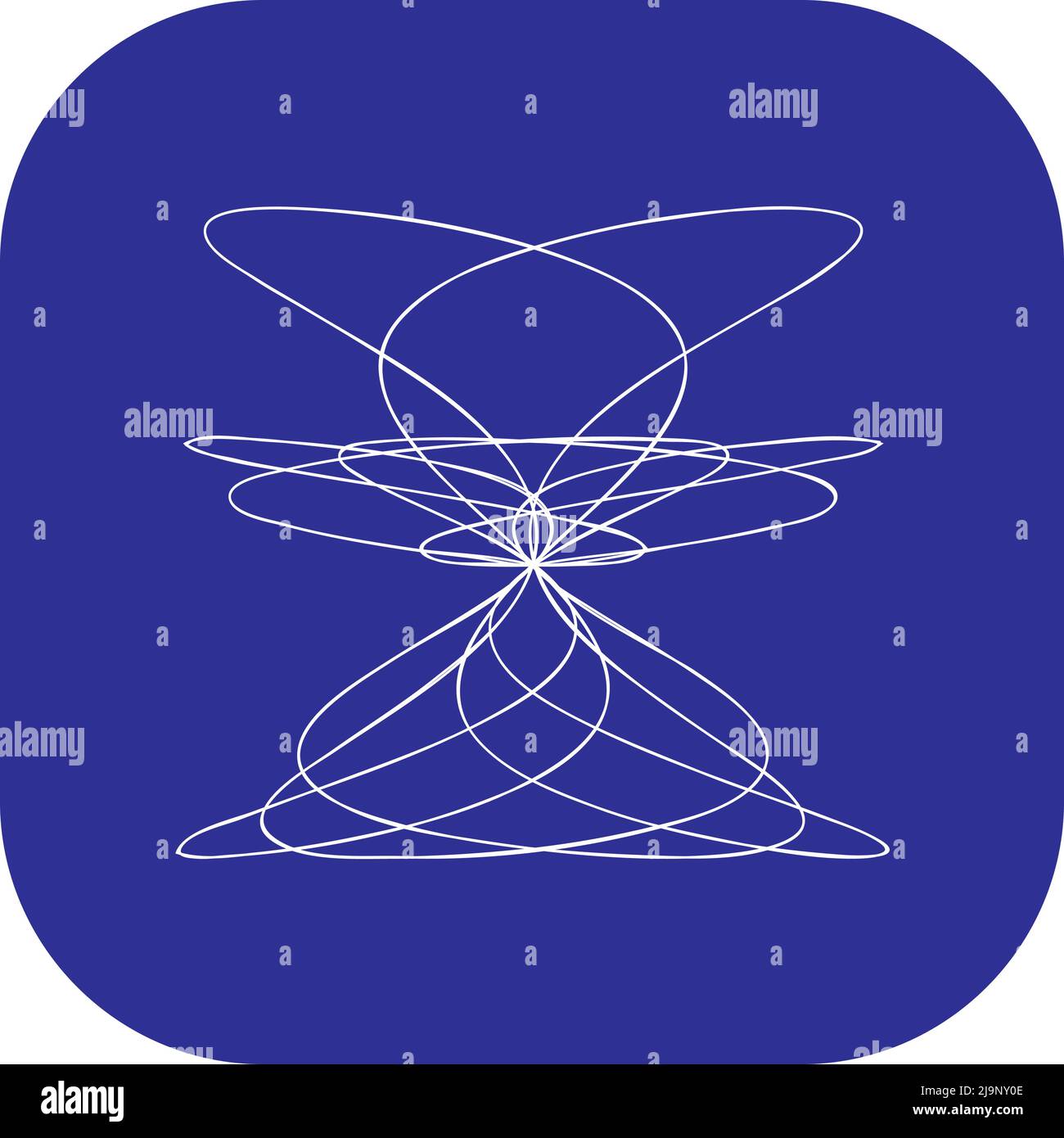 Abstract line drawing, line art formation, structure . Stock vector ...