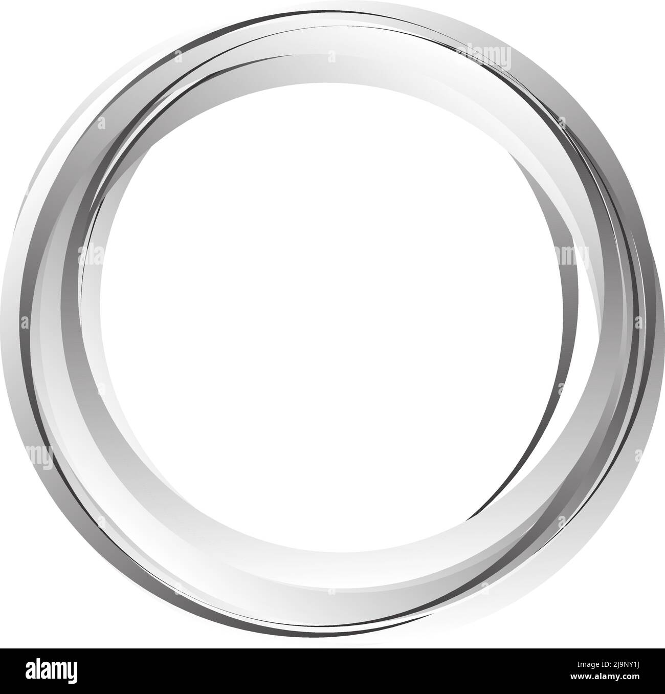 Random circles, rings circular element. Stock vector illustration, clip ...