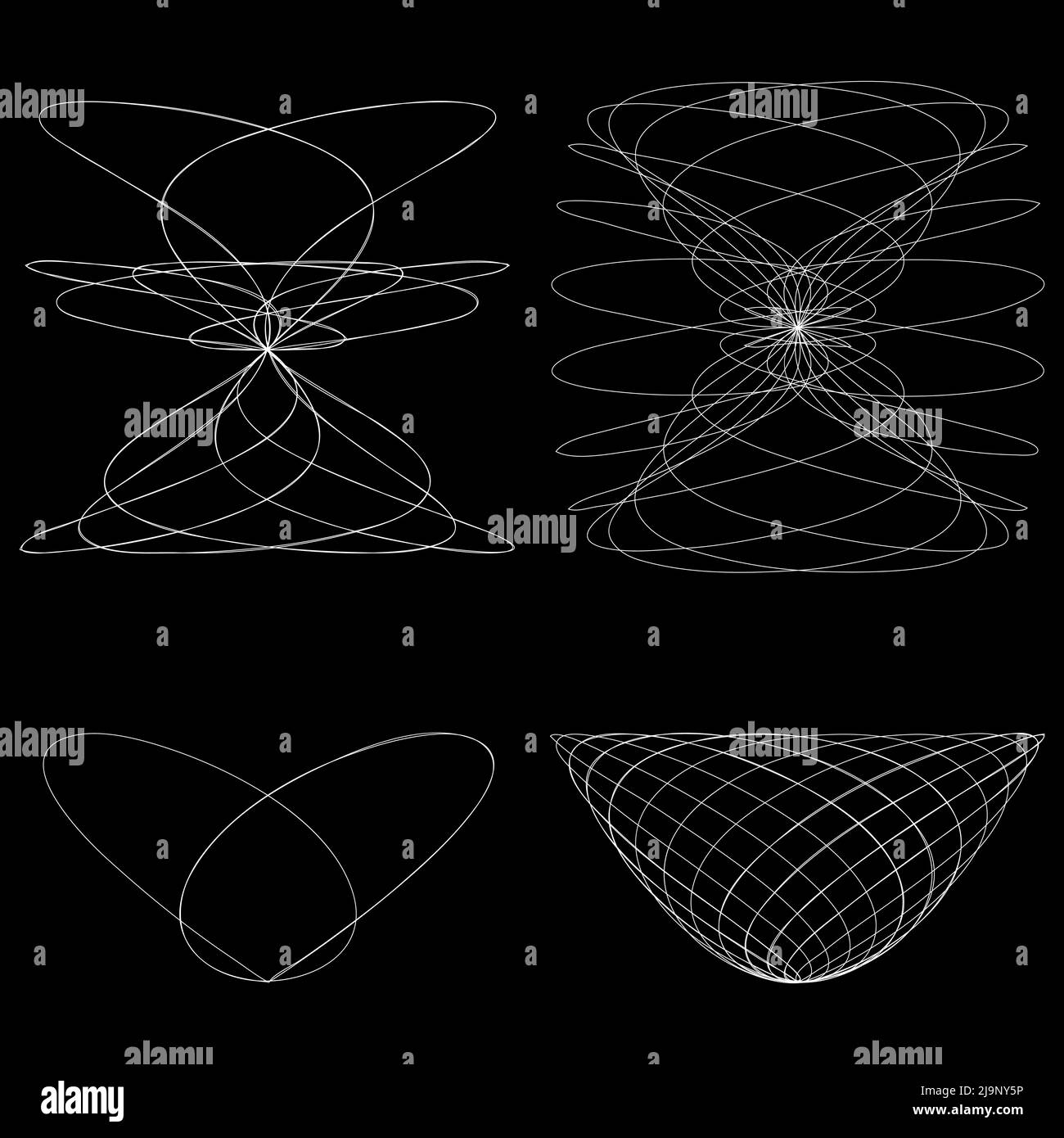 Abstract line drawing, line art formation, structure . Stock vector ...