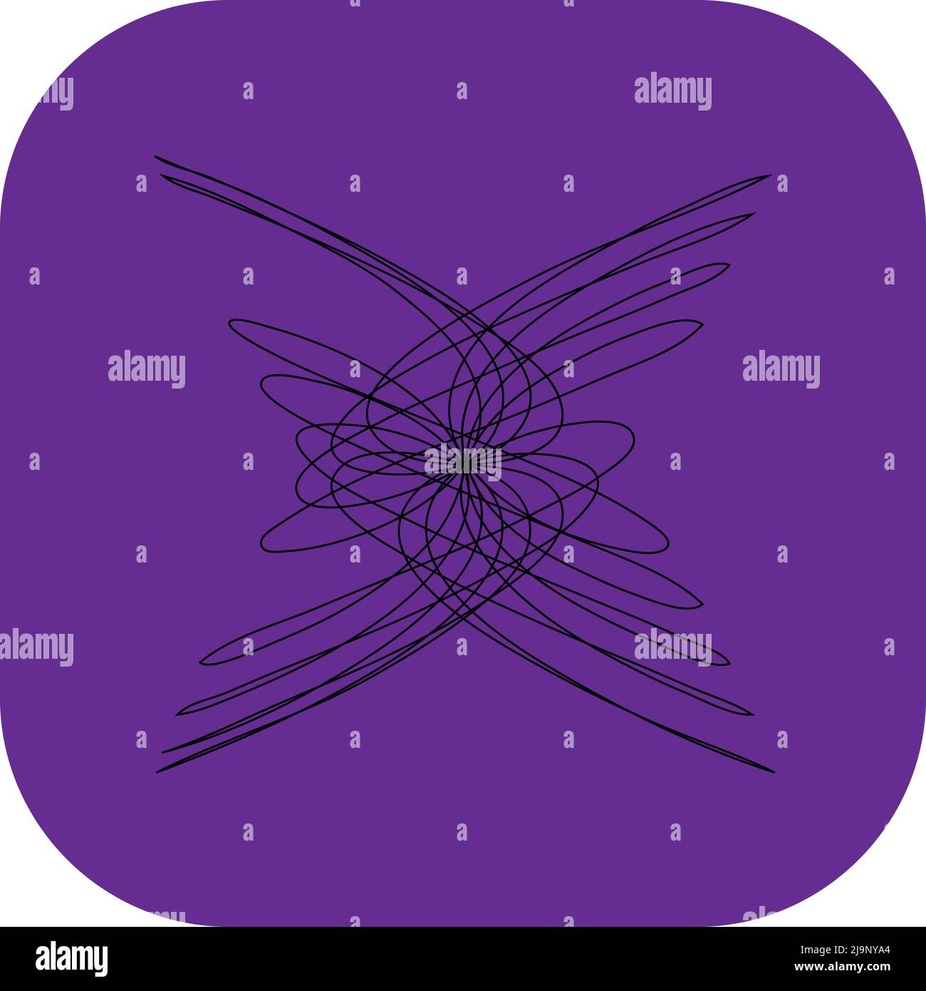 Abstract line drawing, line art formation, structure . Stock vector ...