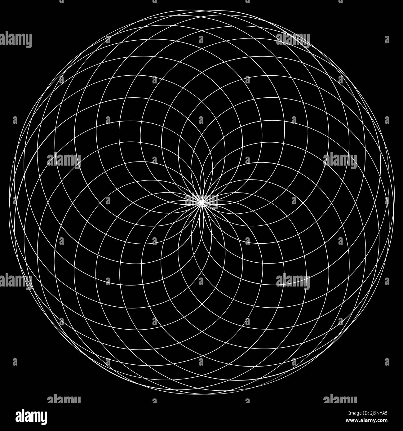 Abstract line drawing, line art formation, structure . Stock vector ...