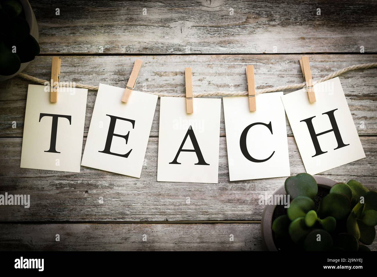 Teacher word cards hi-res stock photography and images - Alamy