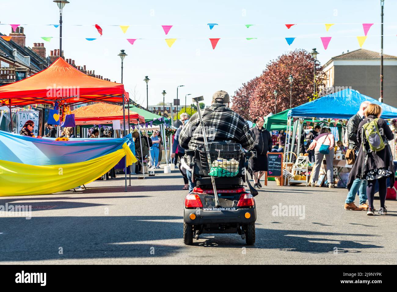 London, Penge, United Kingdom - April 30, 2022: Maple Road Market (a ...