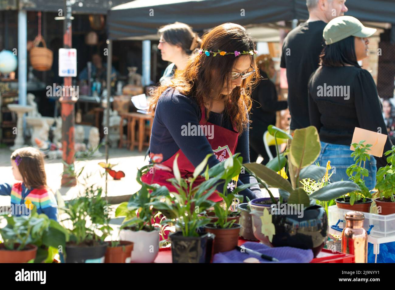 London, Penge, United Kingdom - April 30, 2022: Maple Road Market (a ...
