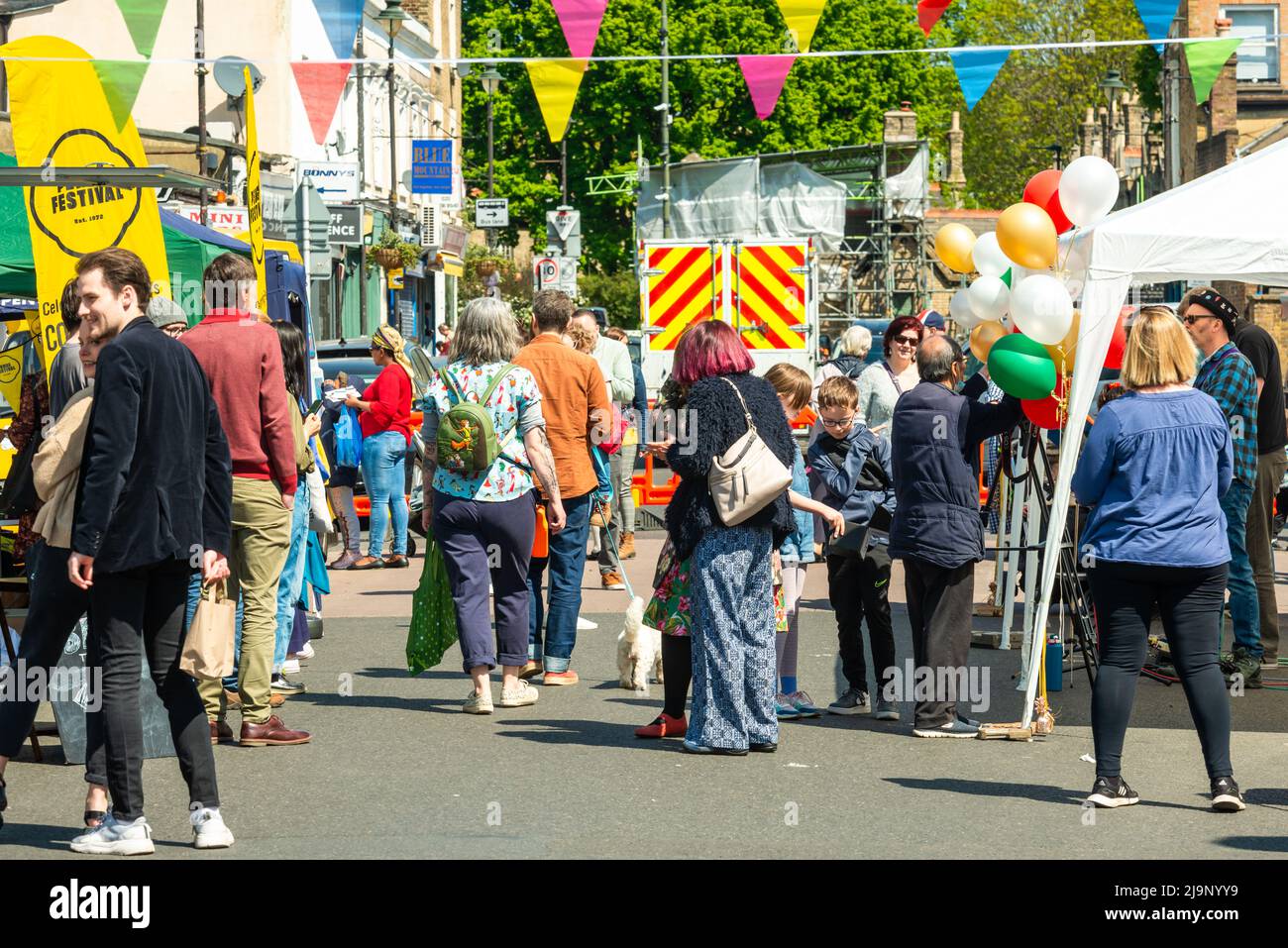 London, Penge, United Kingdom - April 30, 2022: Maple Road Market (a ...