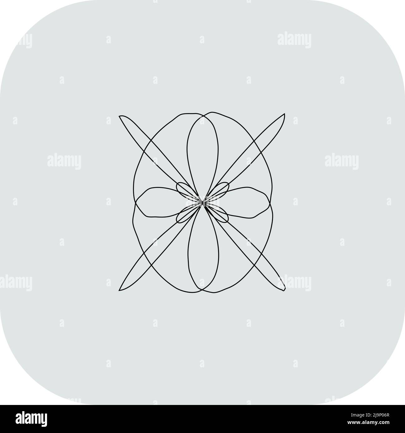 Abstract line drawing, line art formation, structure . Stock vector ...