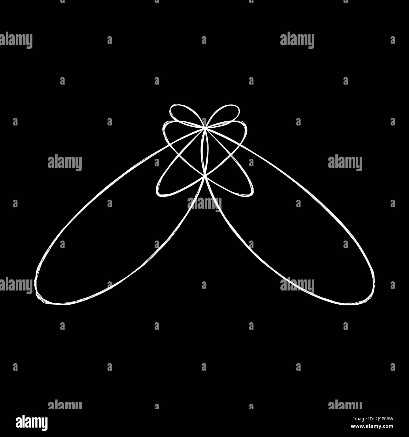 Abstract line drawing, line art formation, structure . Stock vector ...