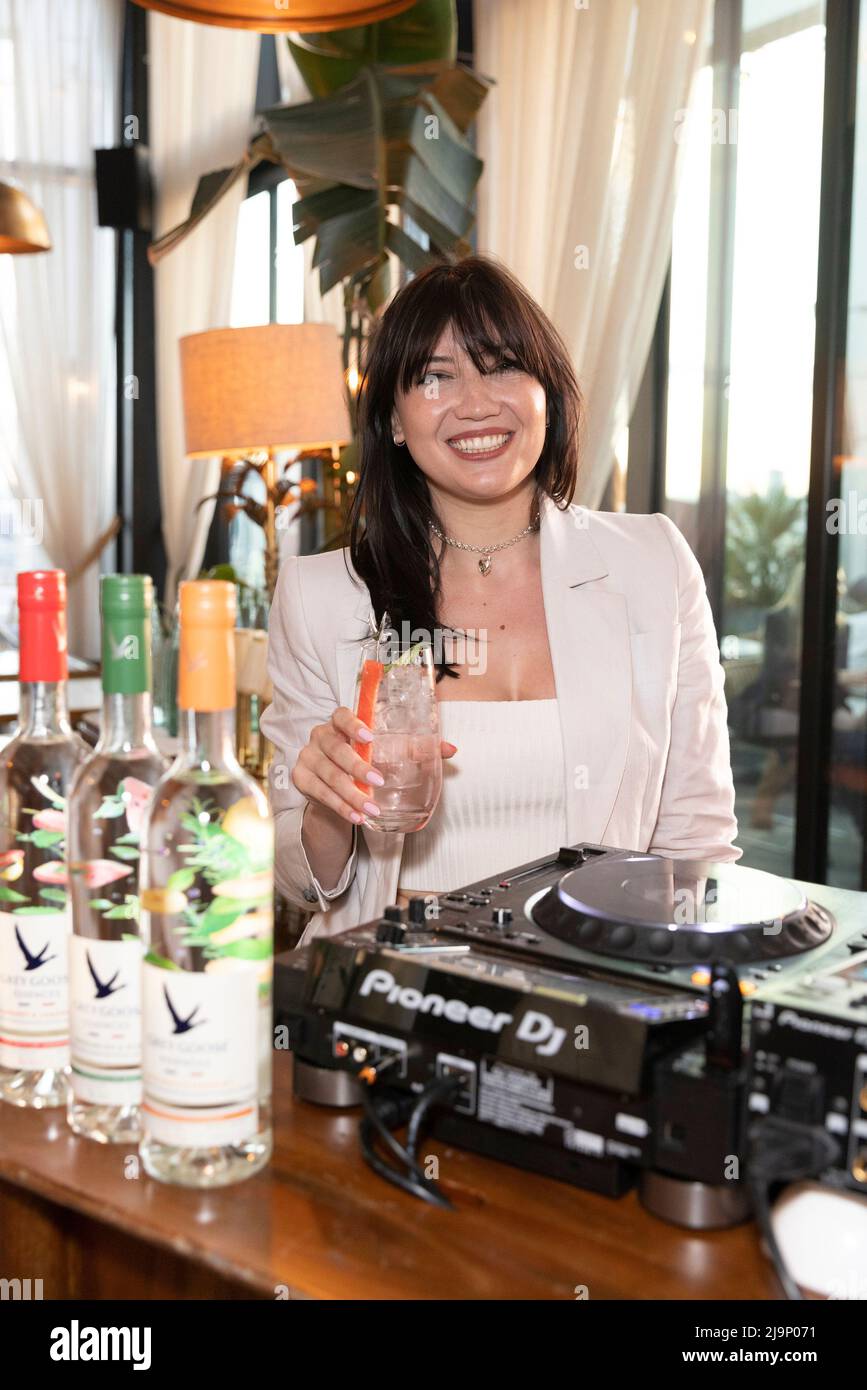 EDITORIAL USE ONLY Daisy Lowe at a party to mark the launch of GREY ...