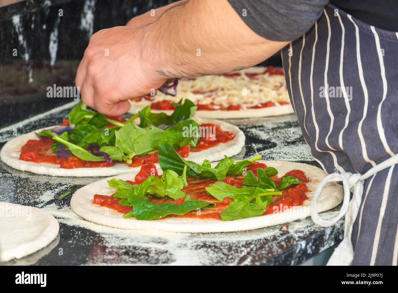 London, Penge, United Kingdom - April 30, 2022: Maple Road Market (a ...