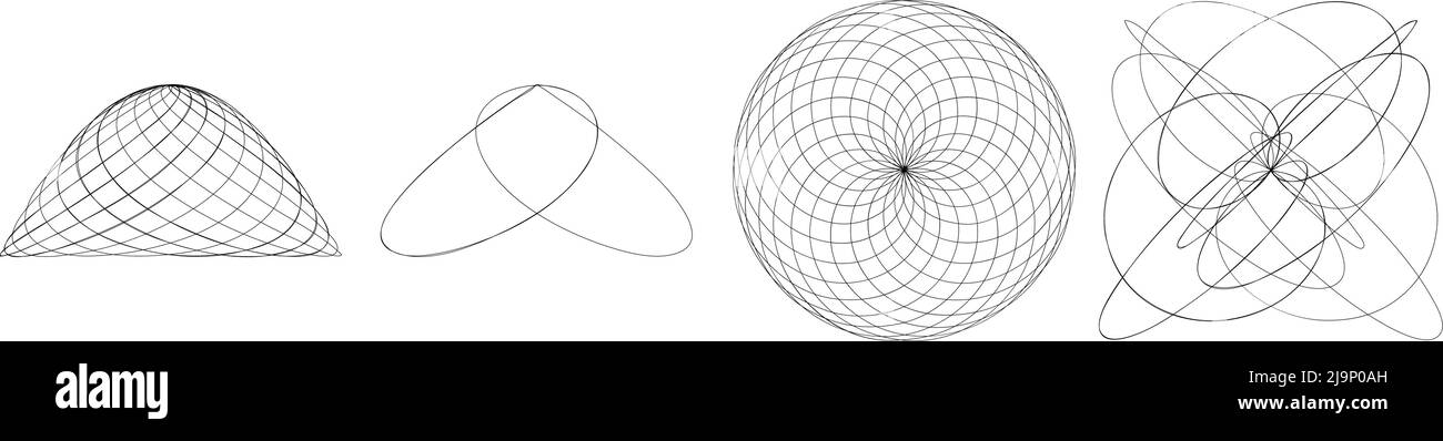 Abstract line drawing, line art formation, structure . Stock vector ...